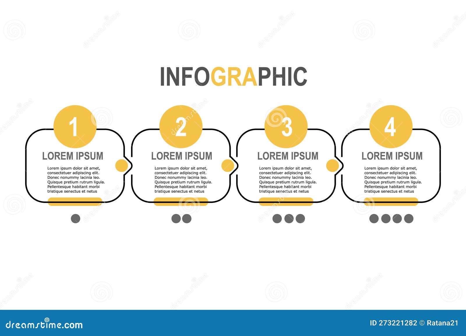 Infographic Template for Business Plan ,strategy, Roadmap. 4 Steps ...