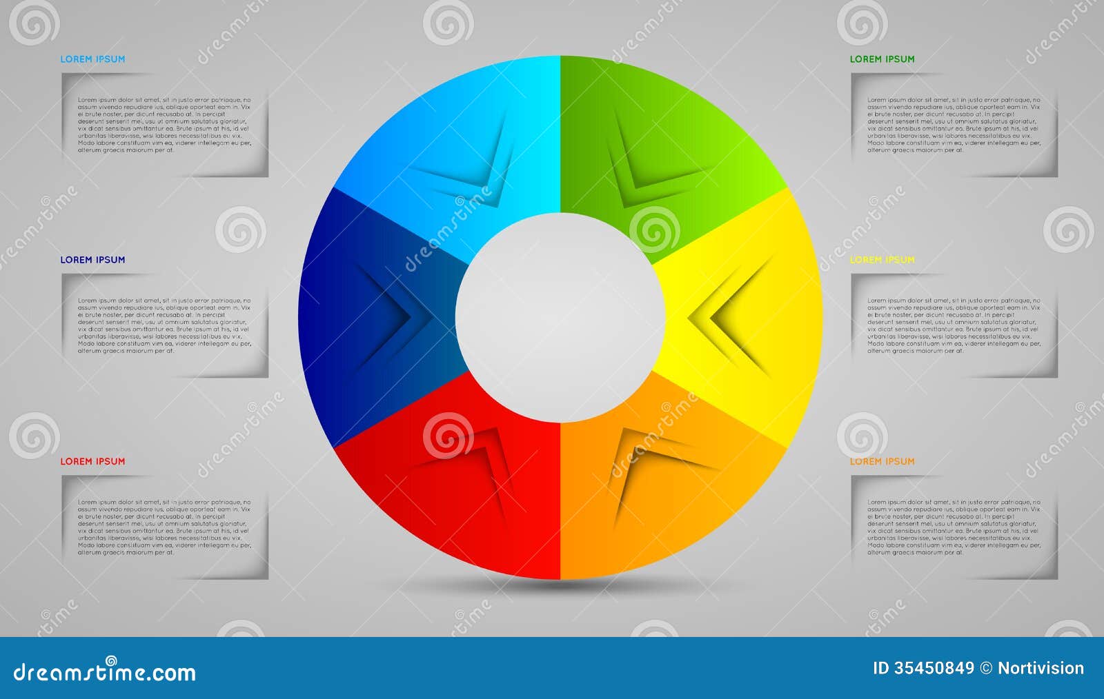 Infographic Template Circle Stock Vector - Illustration of layout ...