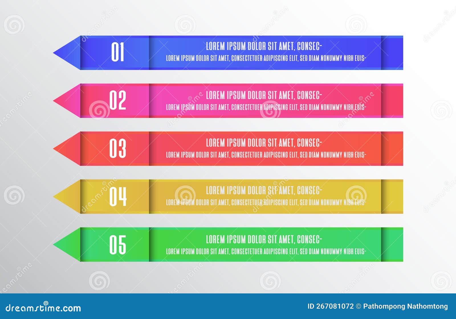 Infographic Template Color Lower Third Bar Topic, Step Design Elements ...