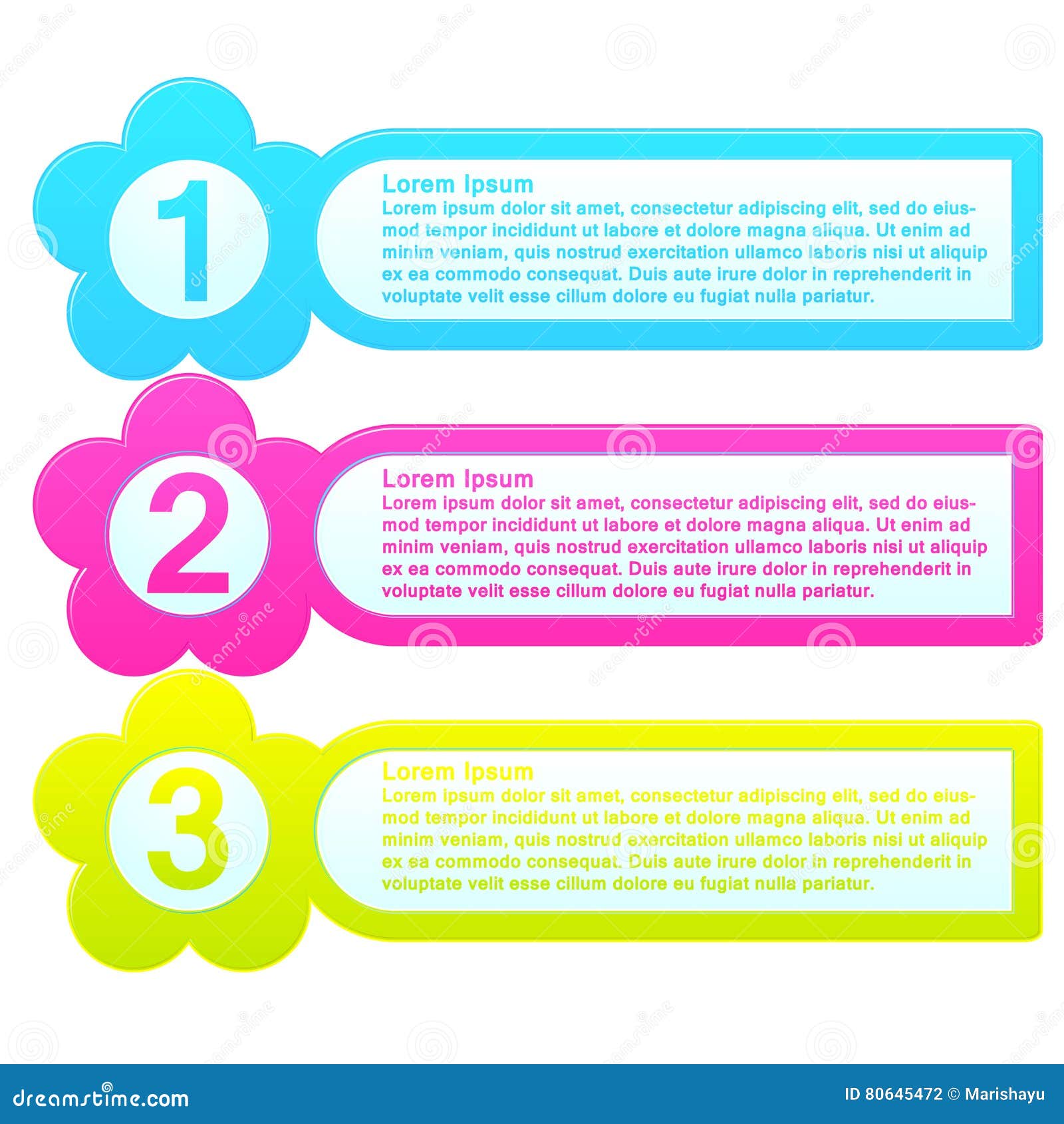 Infographic Template Colorful List Stock Vector - Illustration of ...