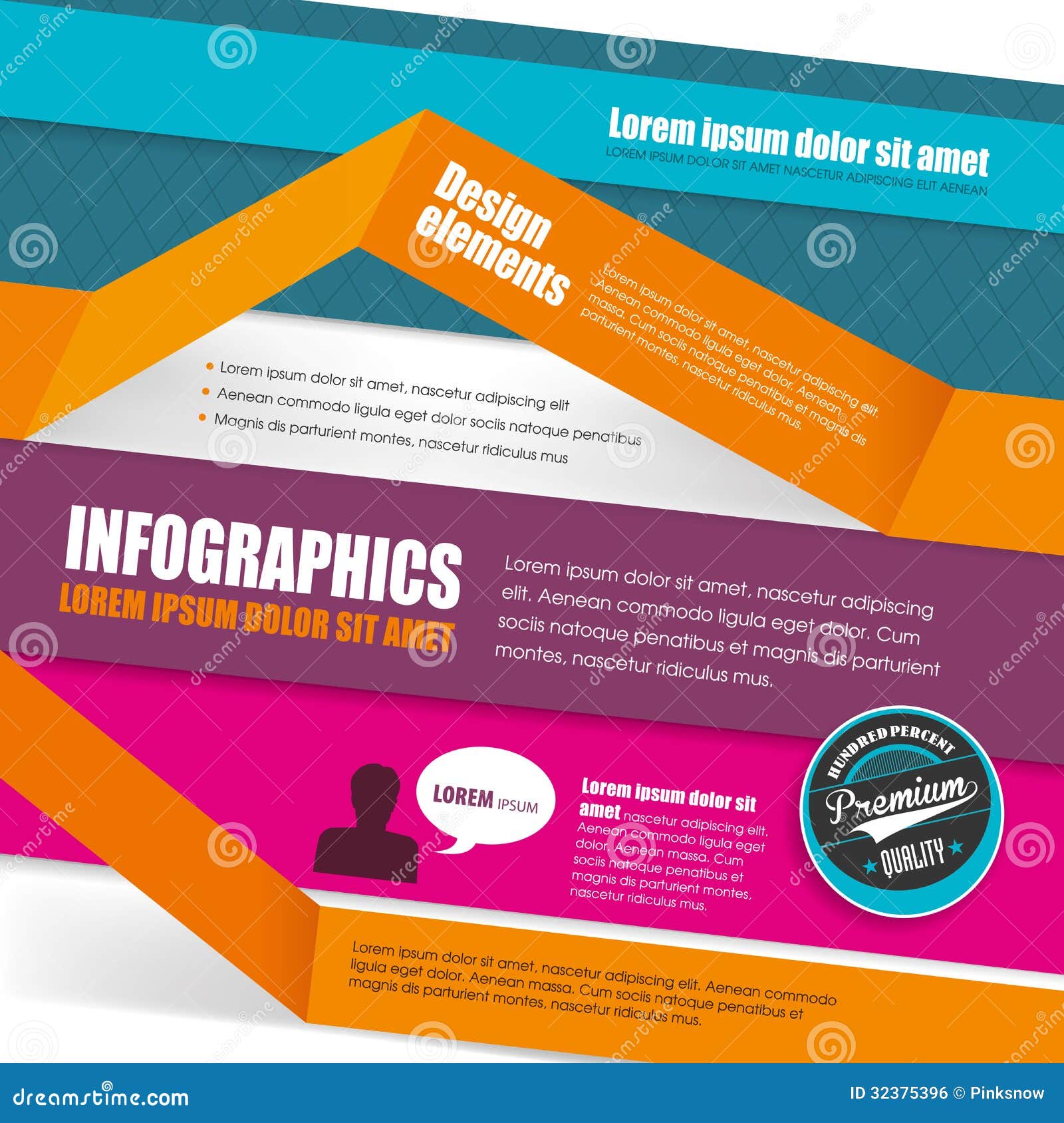 Infographic Template Design Stock Vector - Illustration of info ...