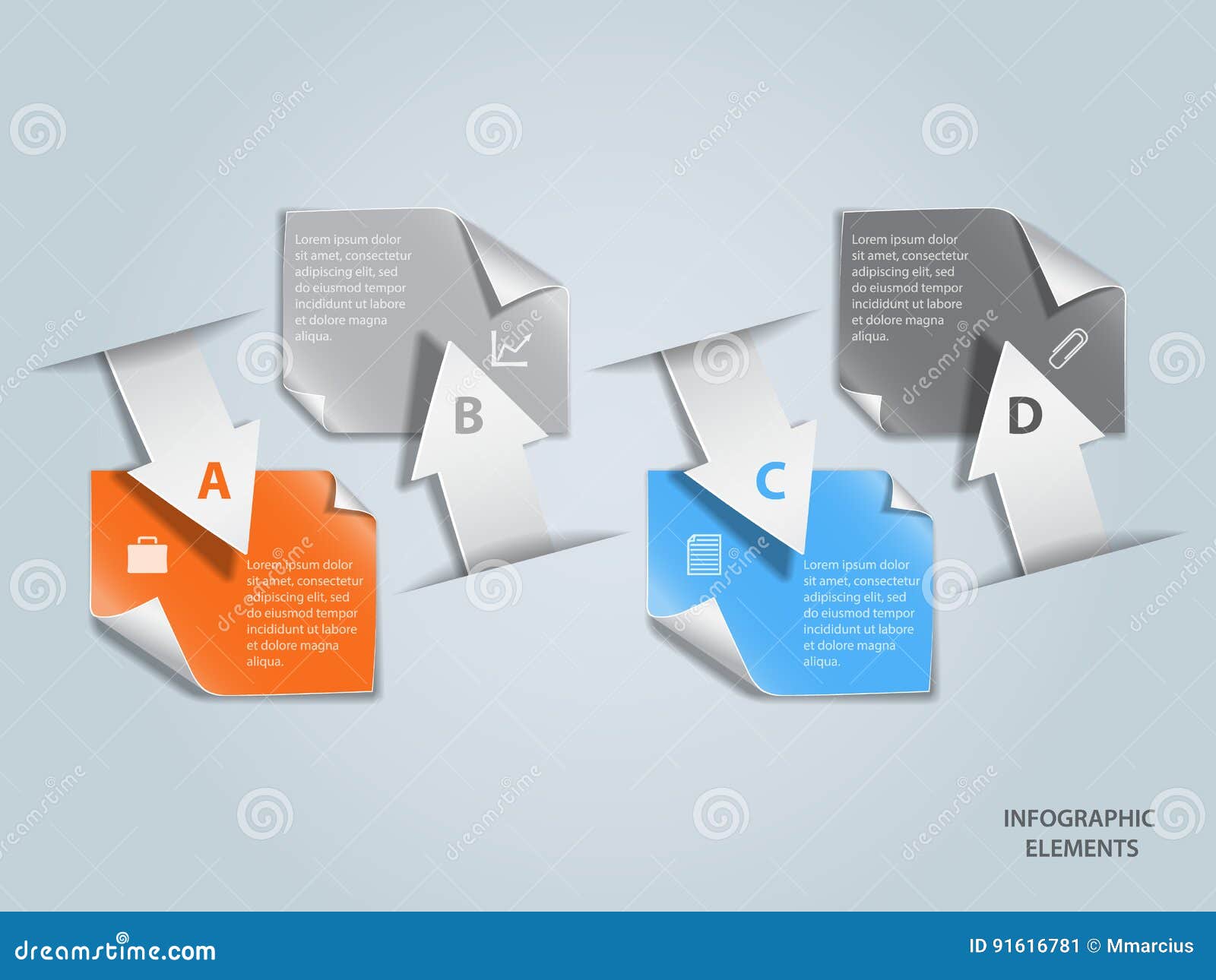 Infographic stock vector. Illustration of form, layout - 91616781