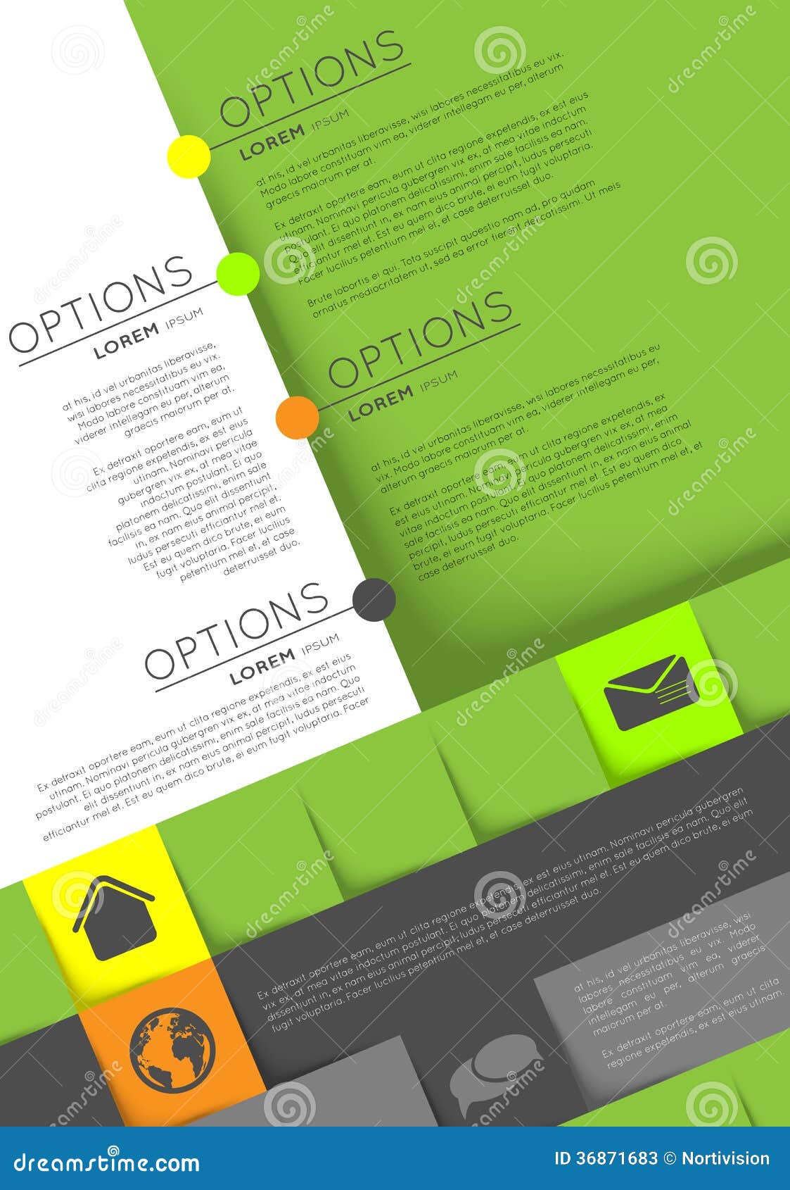 Infographic Template, Flyer Design Stock Vector - Illustration of ...