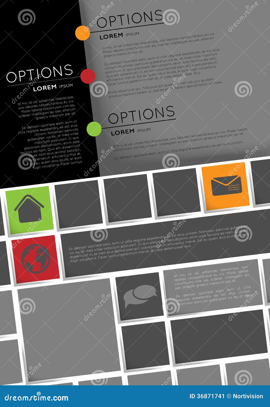 Infographic Template, Flyer Design Stock Vector - Illustration of ...