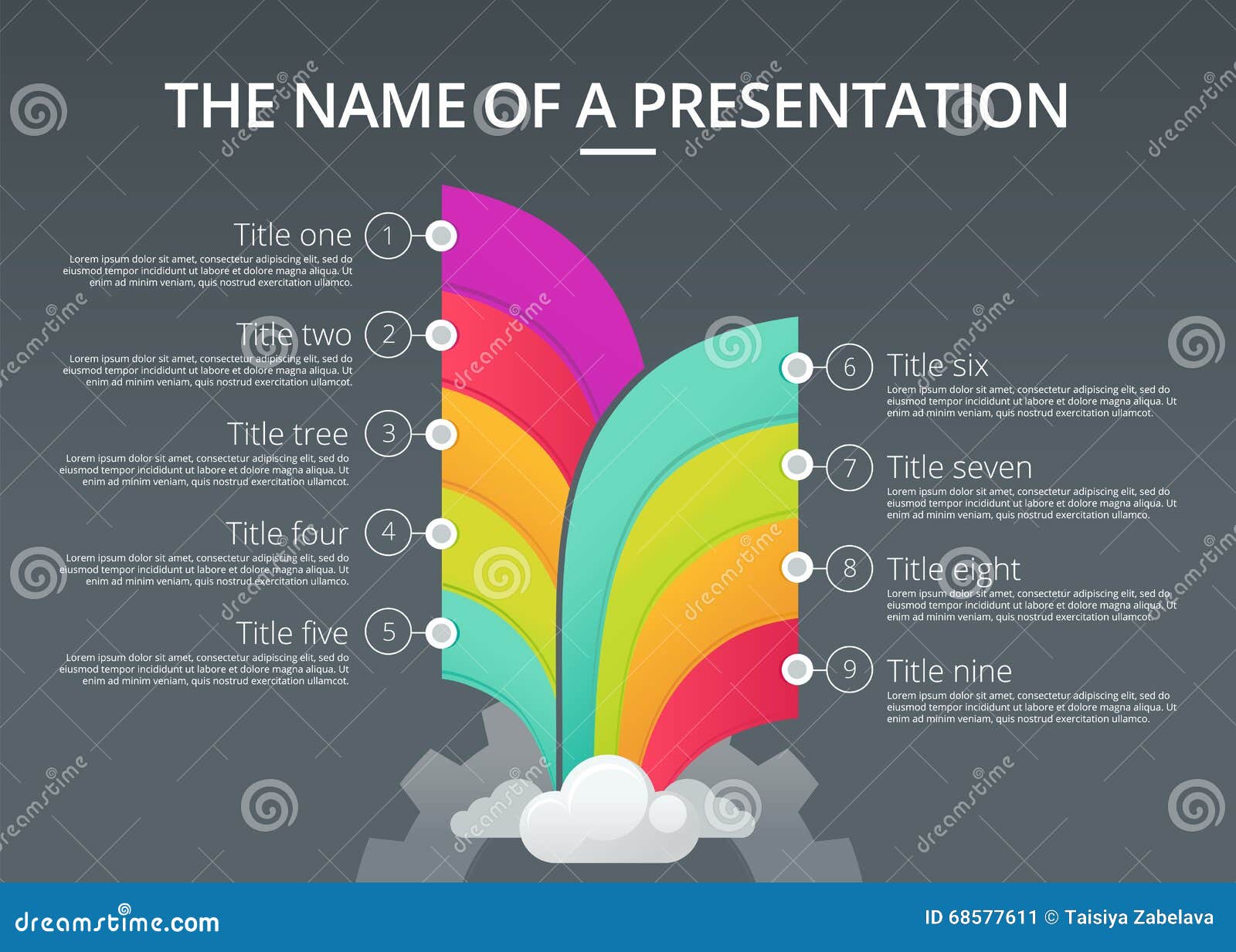 Infographic template stock vector. Illustration of steps - 68577611