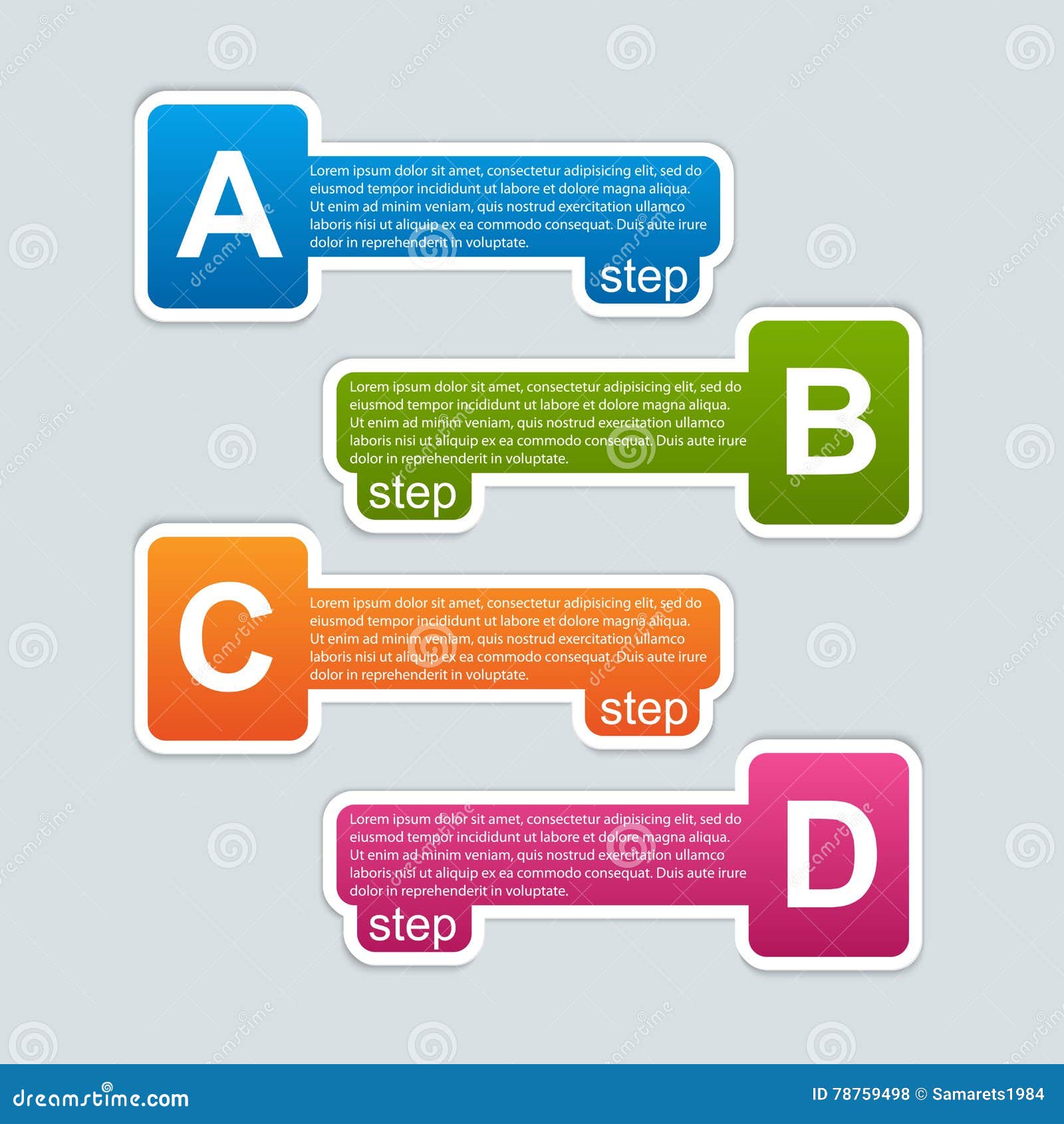 Infographic Template with Key for Business Presentations or Information ...