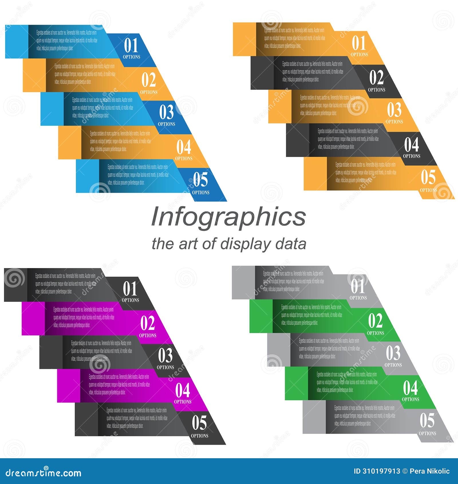 Infographic Template for Modern Data Visualization and Ranking and ...
