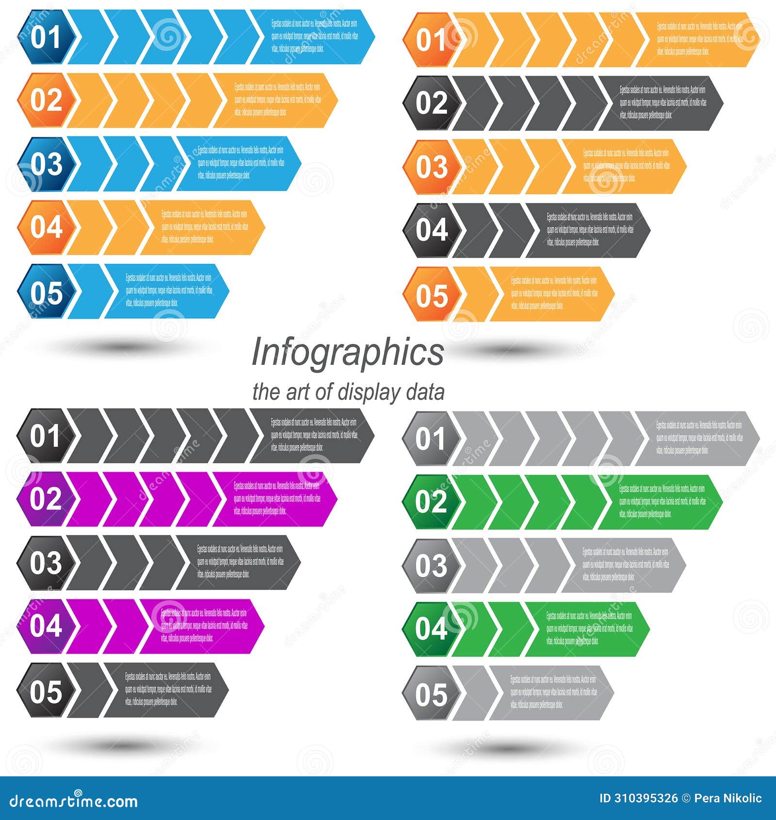 Infographic Template for Modern Data Visualization and Ranking and ...