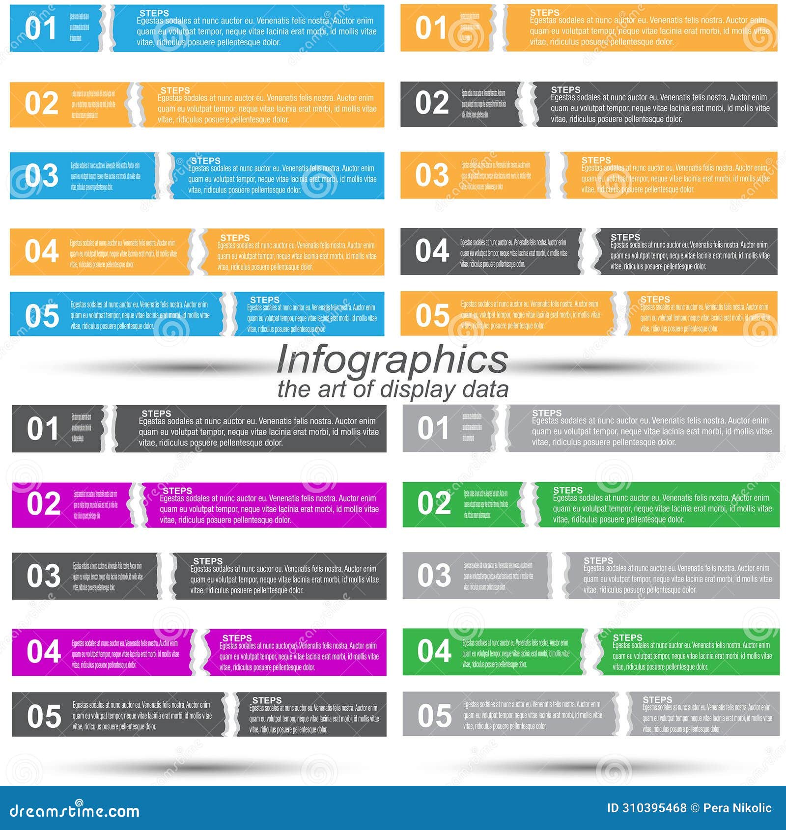 Infographic Template for Modern Data Visualization and Ranking and ...