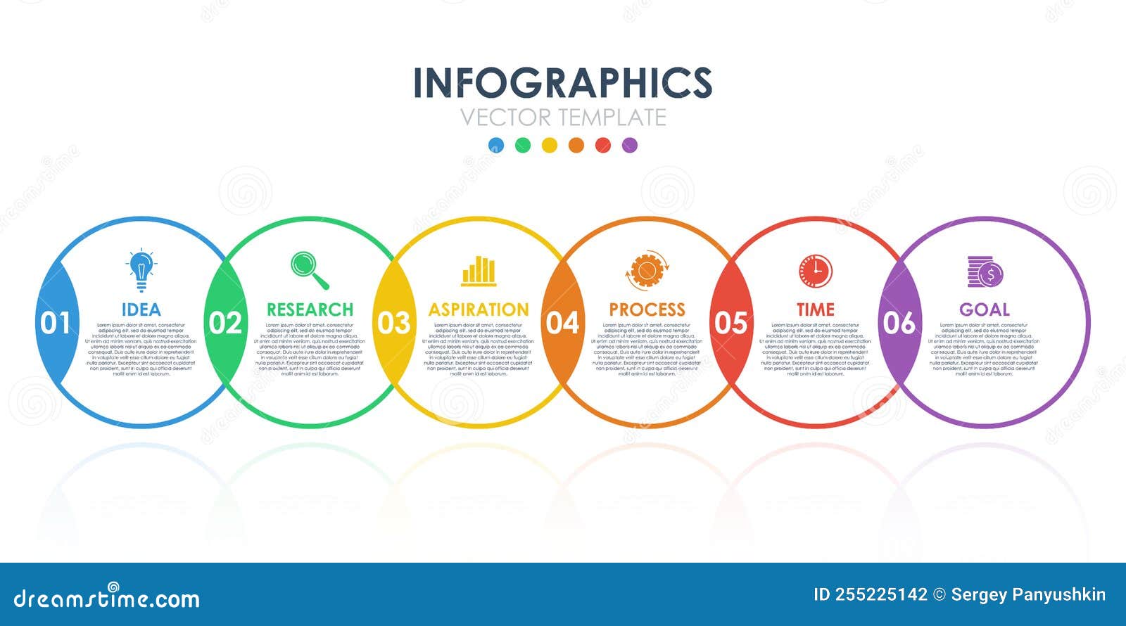 Infographic Template with Numbers for Business Chart, Presentations or ...