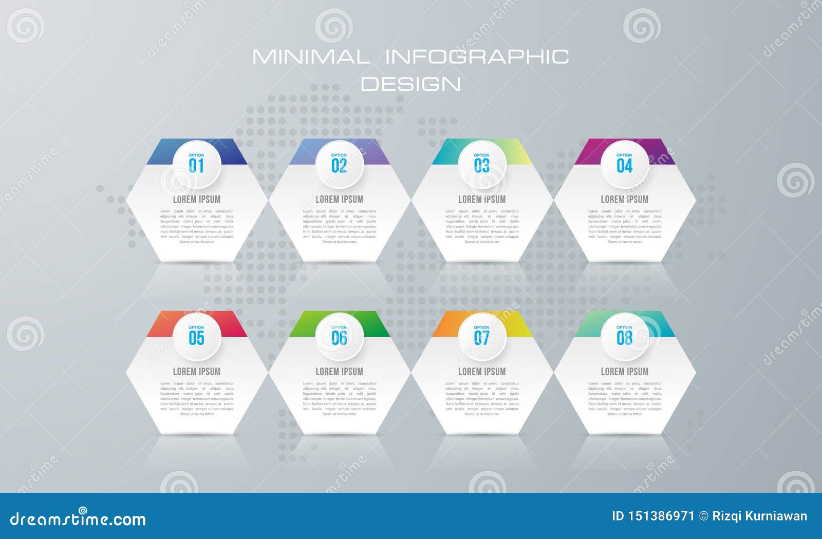 Infographic Template with 8 Options, Stock Vector - Illustration of ...