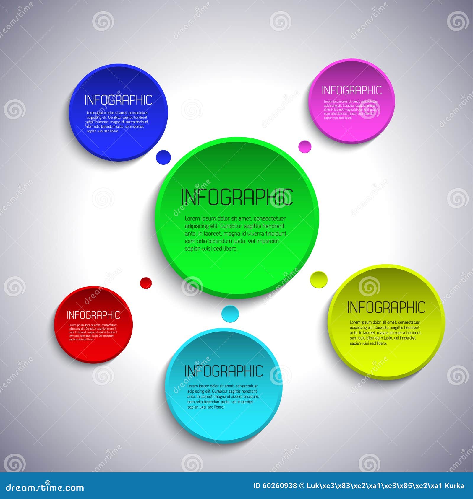 Infographic Template with Place for Your Text Stock Vector ...