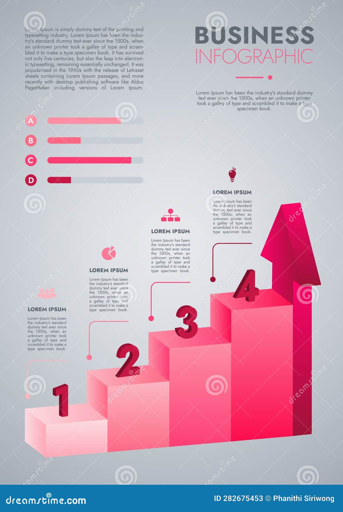 Infographic Template for Presentation. Business Data Visualization ...