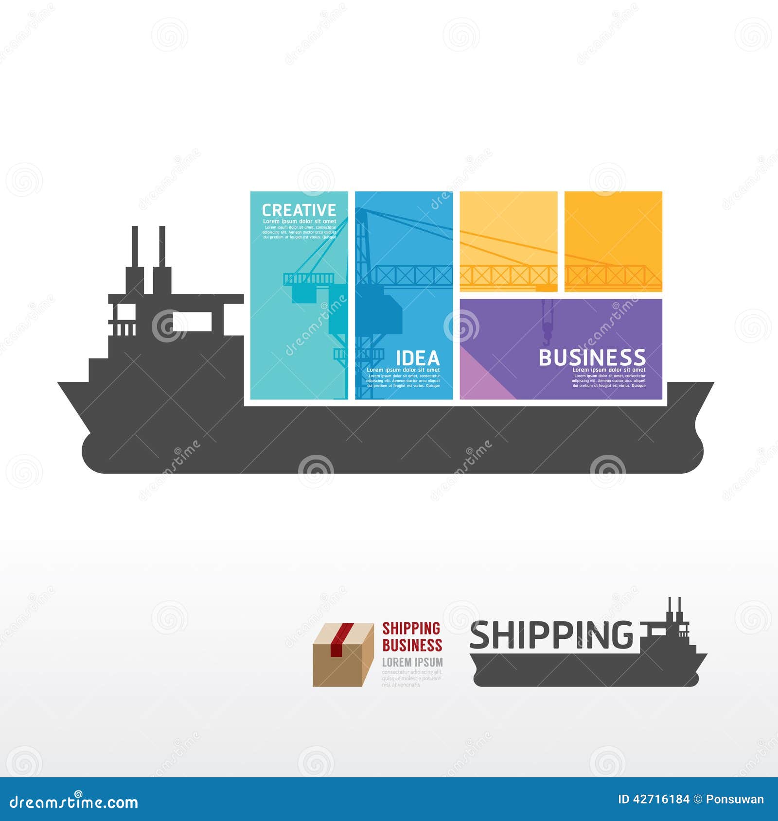 Boat Banner And Blur Background Brochure Flyer Design Layout Template ...