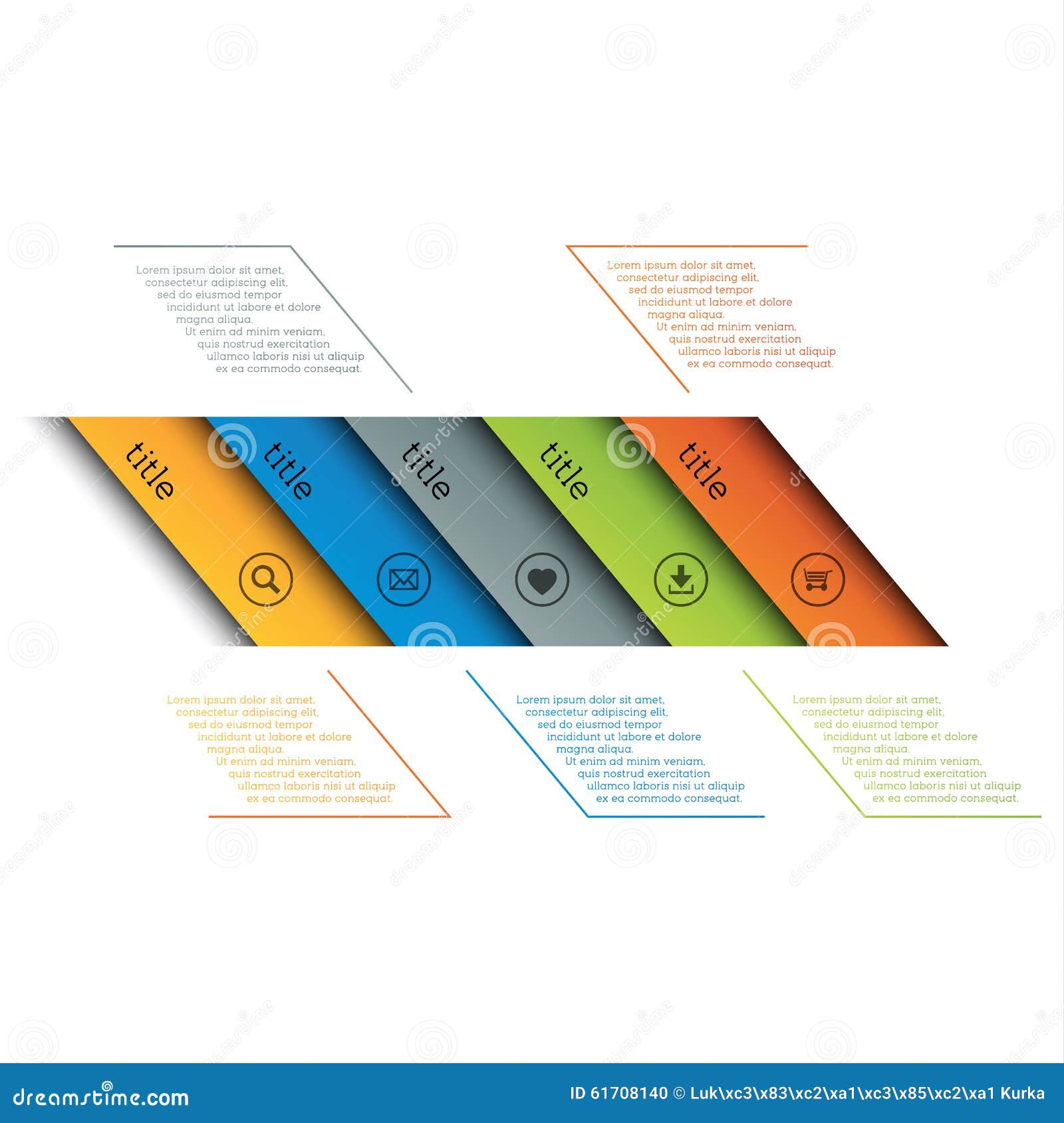 Infographic Template, Simple Timeline with Icons, Web Design, Banners ...