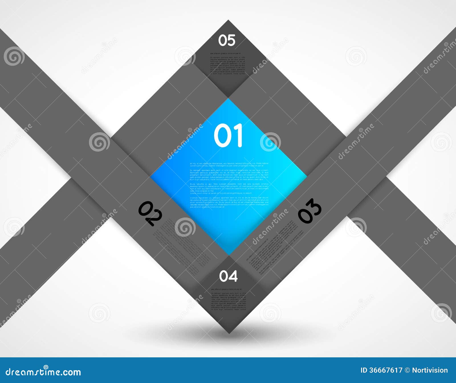 Infographic Template Squares Stock Vector - Illustration of design ...