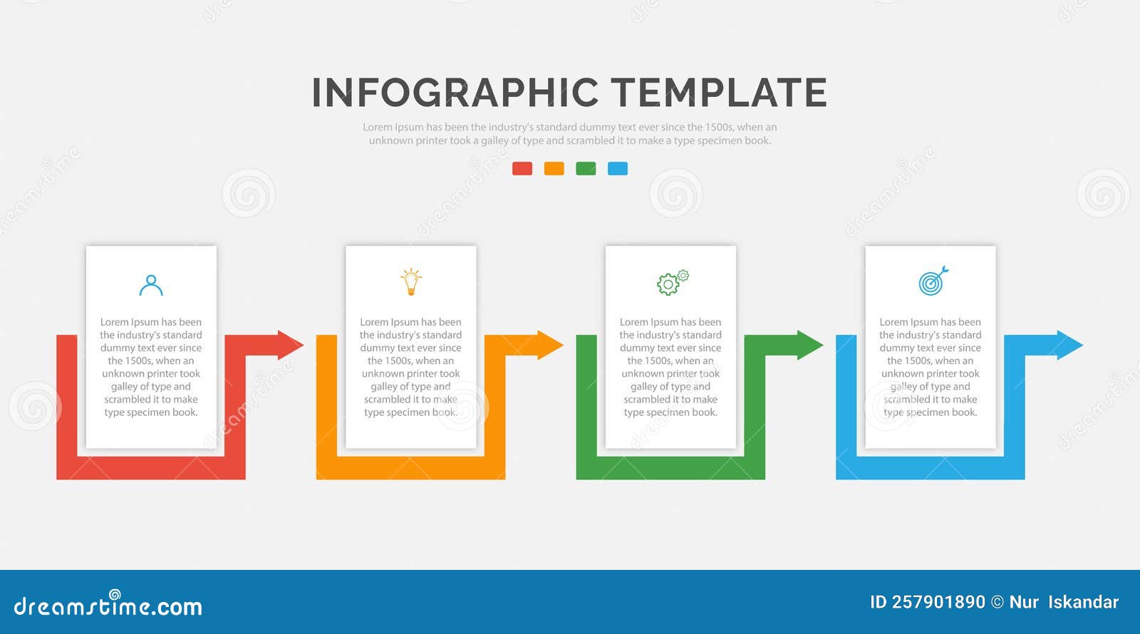 Infographic Template Step with Icon Stock Illustration - Illustration ... Infographic Template Step with Icon Stock Illustration - Illustration ...