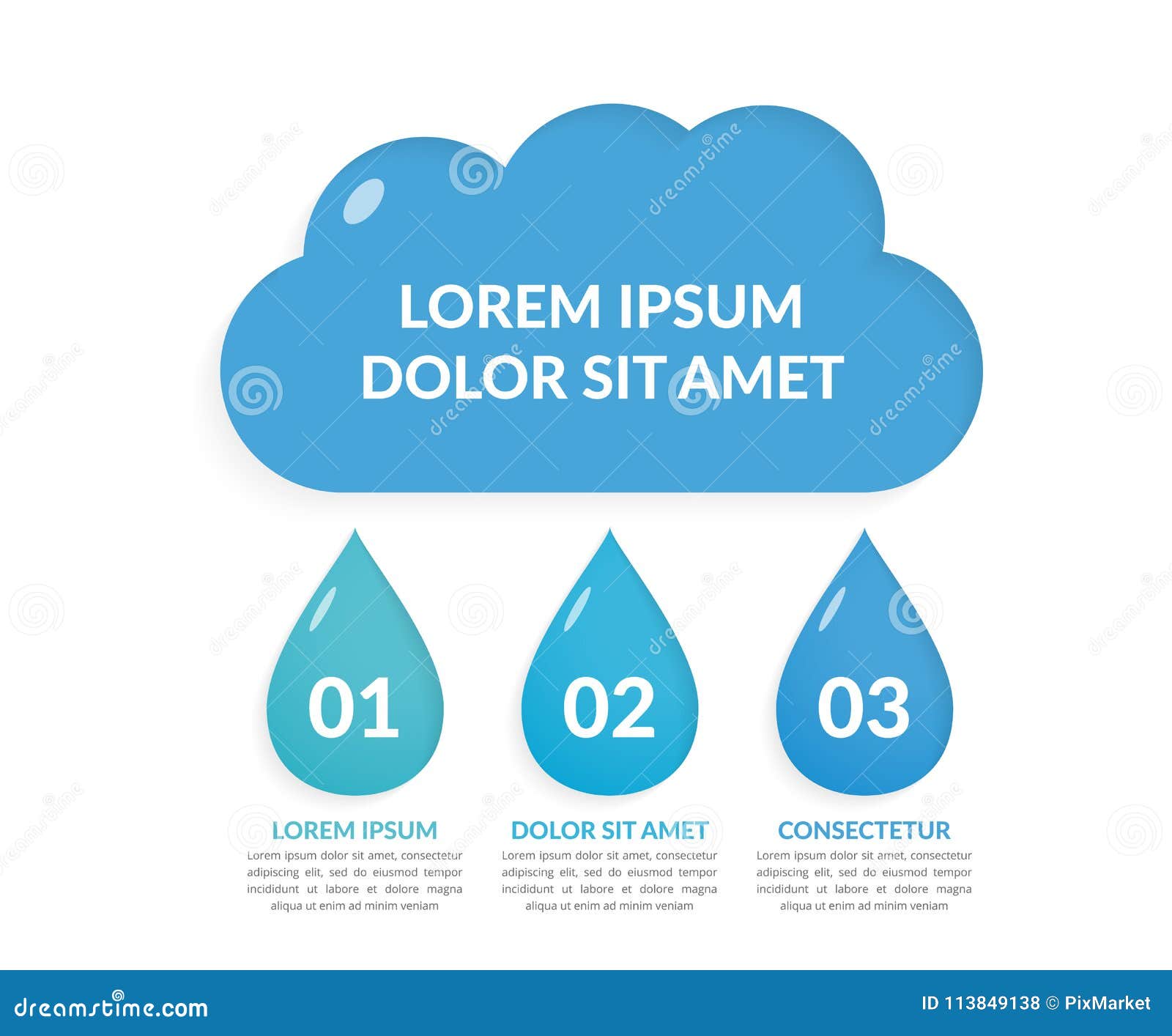Water Infographics stock vector. Illustration of info - 113849138