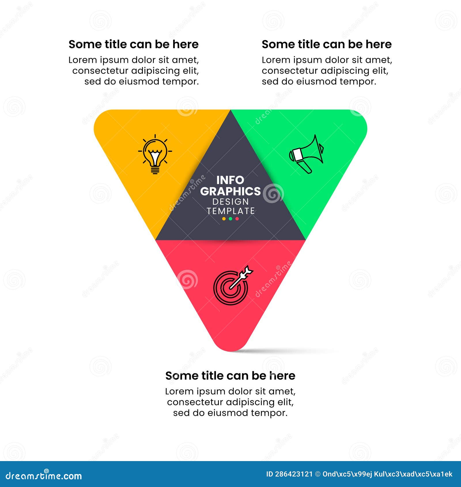 3 Steps Triangle Diagram Icon. Clipart Image Vector Illustration ... 3 Steps Triangle Diagram Icon. Clipart Image Vector Illustration ...