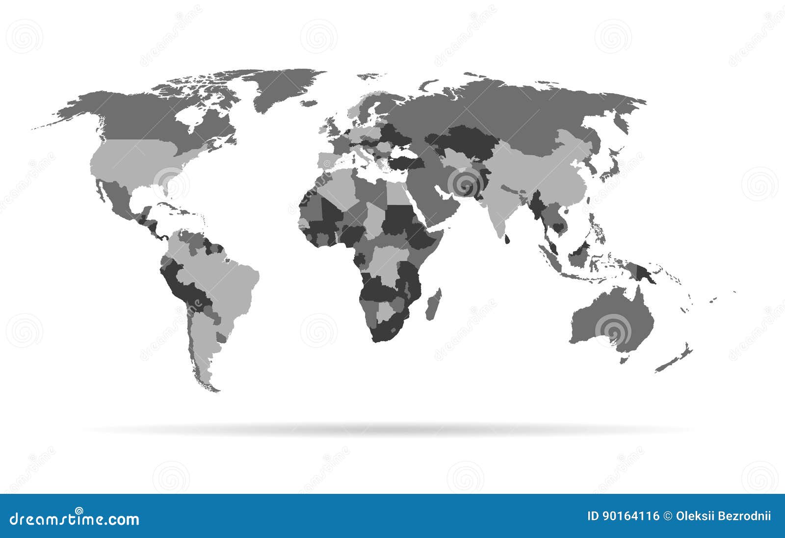 Infographic Template World Map Stock Vector - Illustration of design ...