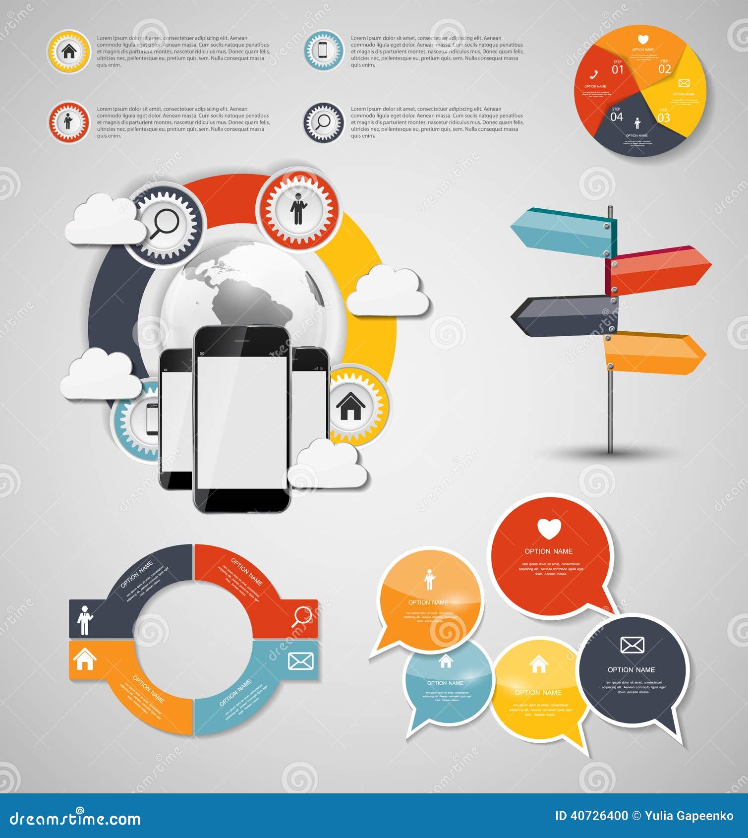 Infographic Templates for Business Vector Illustration. Stock Vector ...