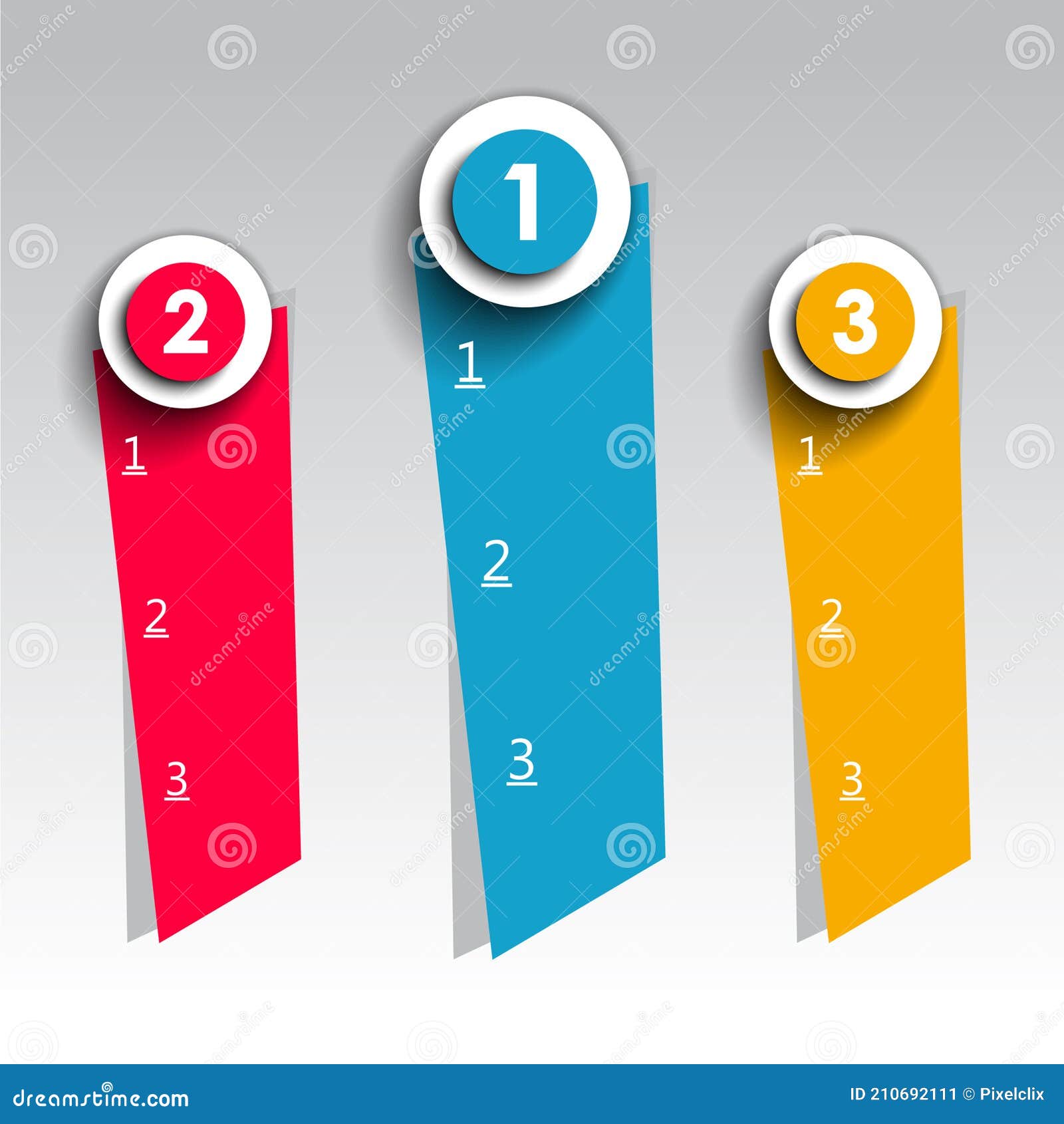 Smart Wall Hanging Infographic Strips Stock Illustration - Illustration ...