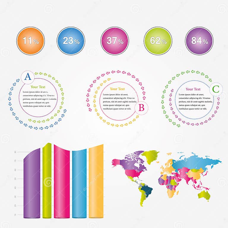 Infographic stock vector. Illustration of nice, infographic - 83080493