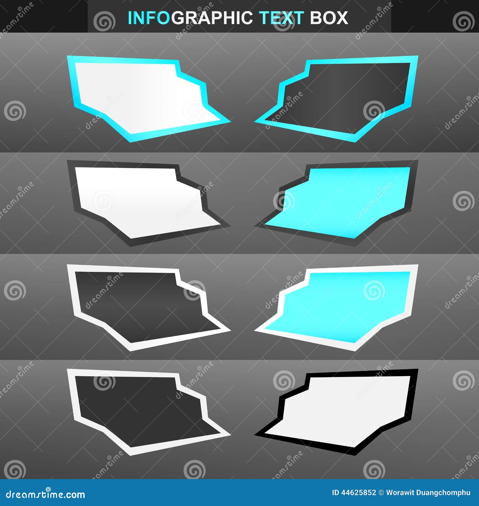 Infographic Text Box Vector Illustration | CartoonDealer.com #44625852