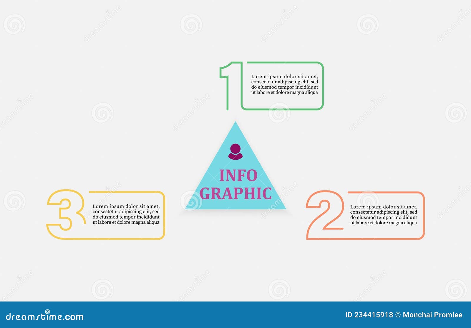 Infographic With Text Figures, Statistics Chart Vector Illustration ...
