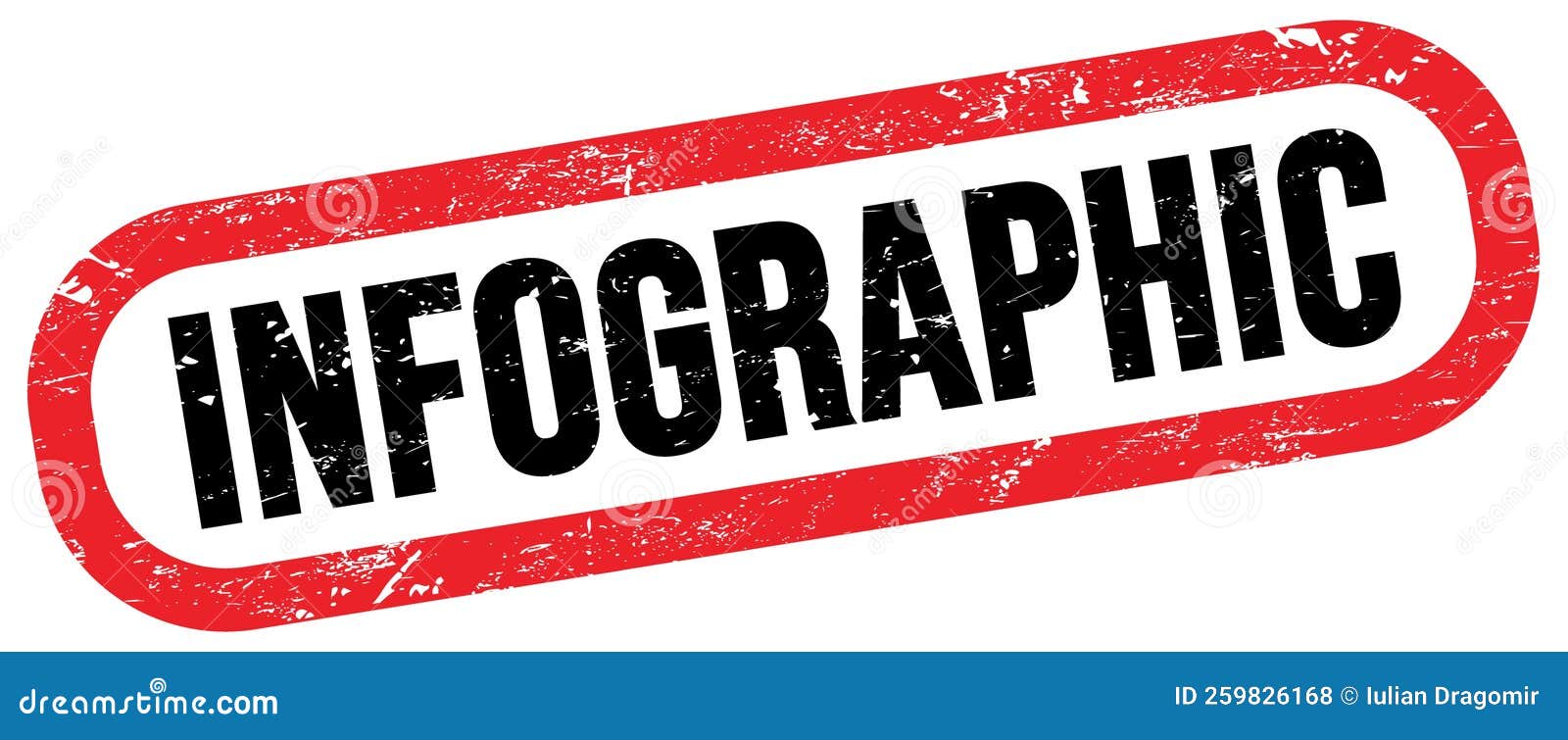 INFOGRAPHIC, Text Written on Red-black Stamp Sign Stock Illustration ...