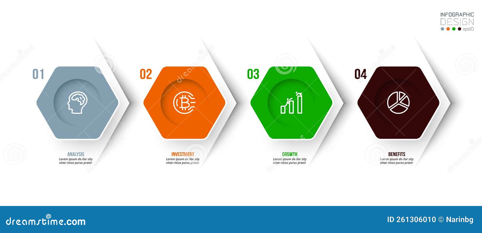 Timeline Chart Business Infographic Template Stock Vector ...