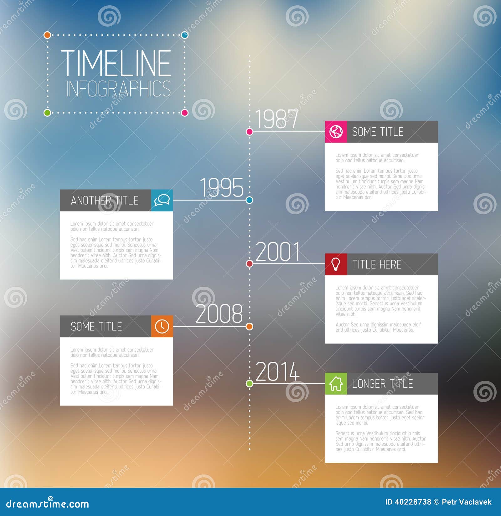 Timeline Report, Template, Chart, Scheme, Step By Step Infographic ...
