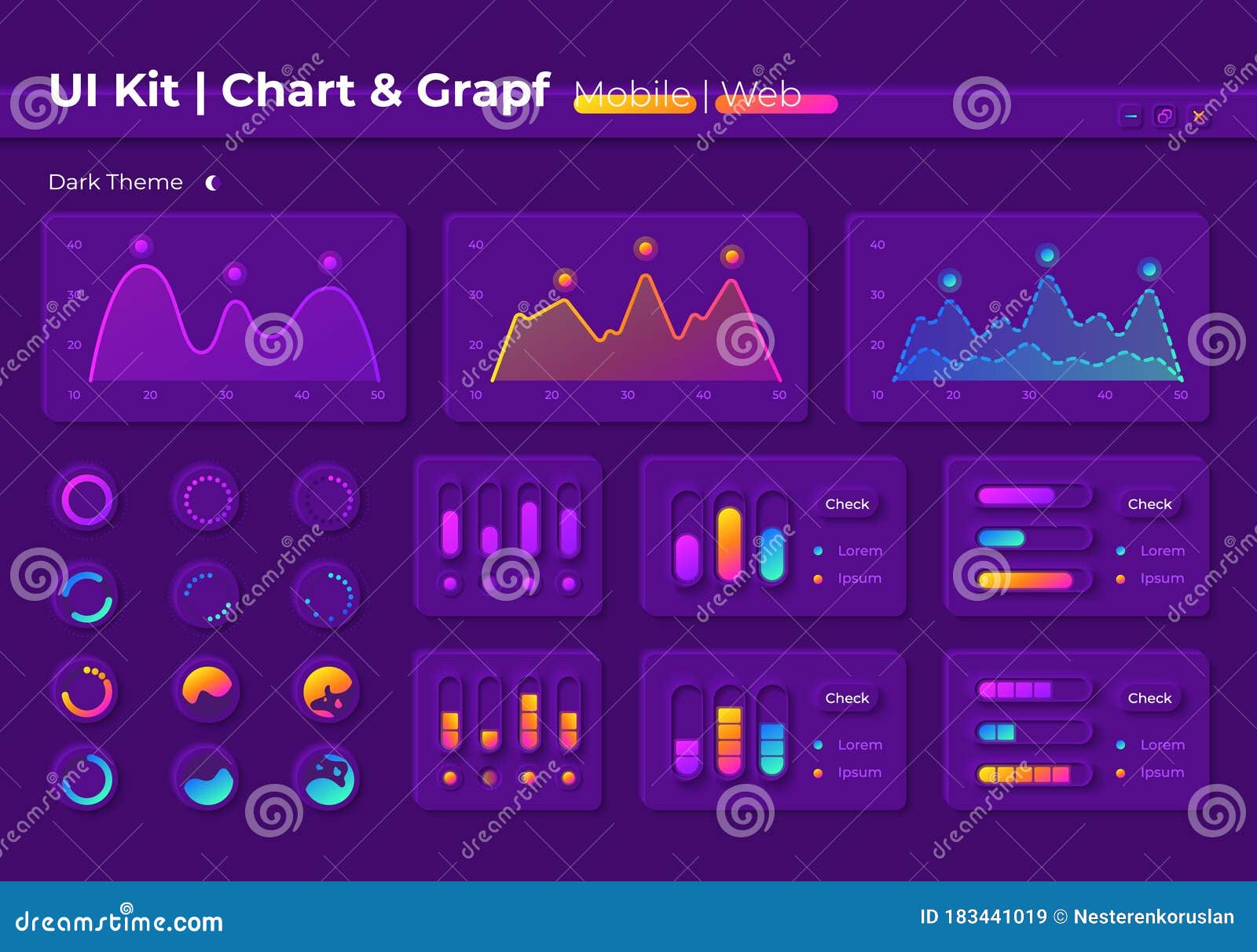 Infographic UI Elements Kit Stock Vector - Illustration of information ...