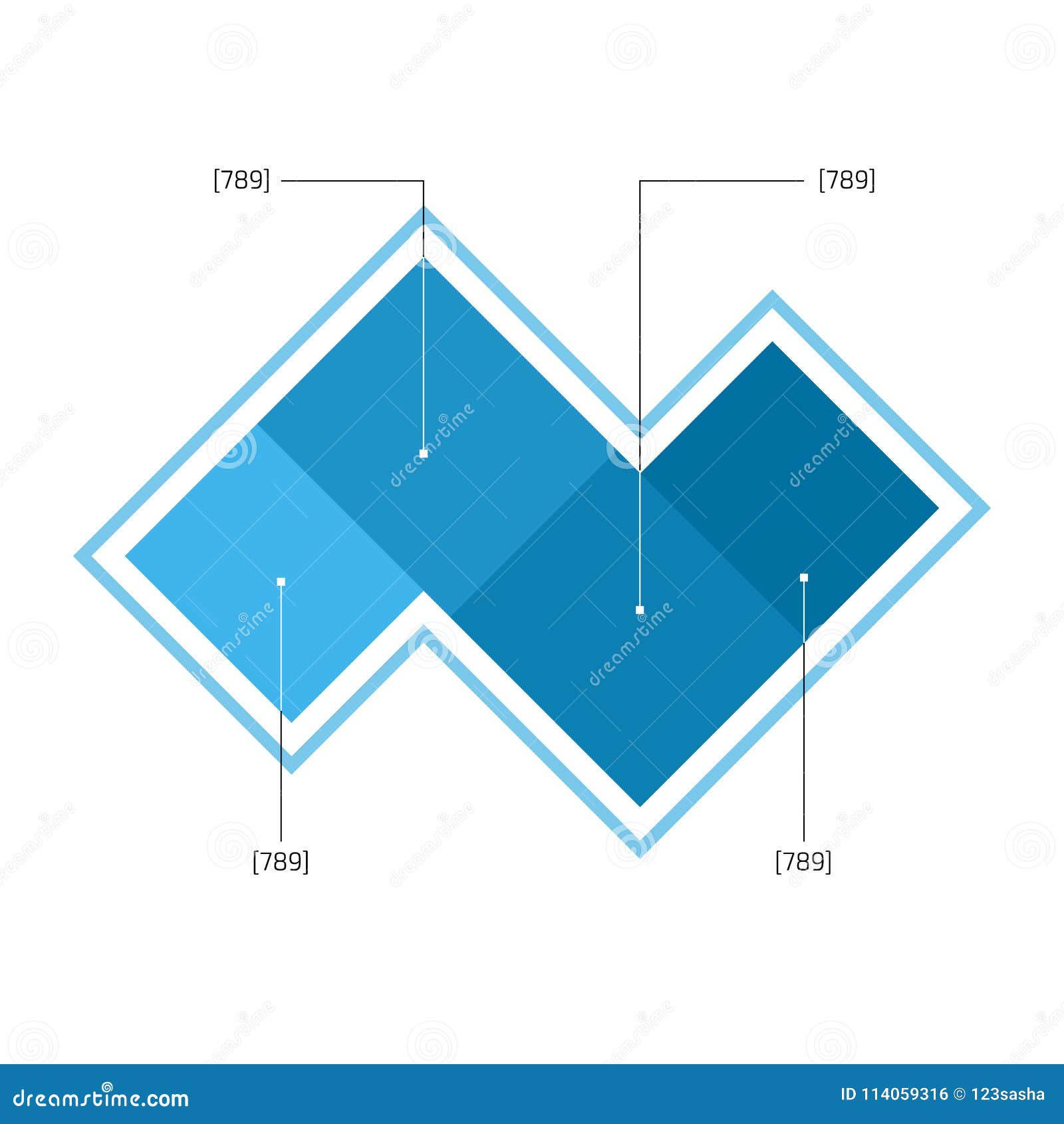 Infographic Vector Chart Design Stock Vector - Illustration of template ...