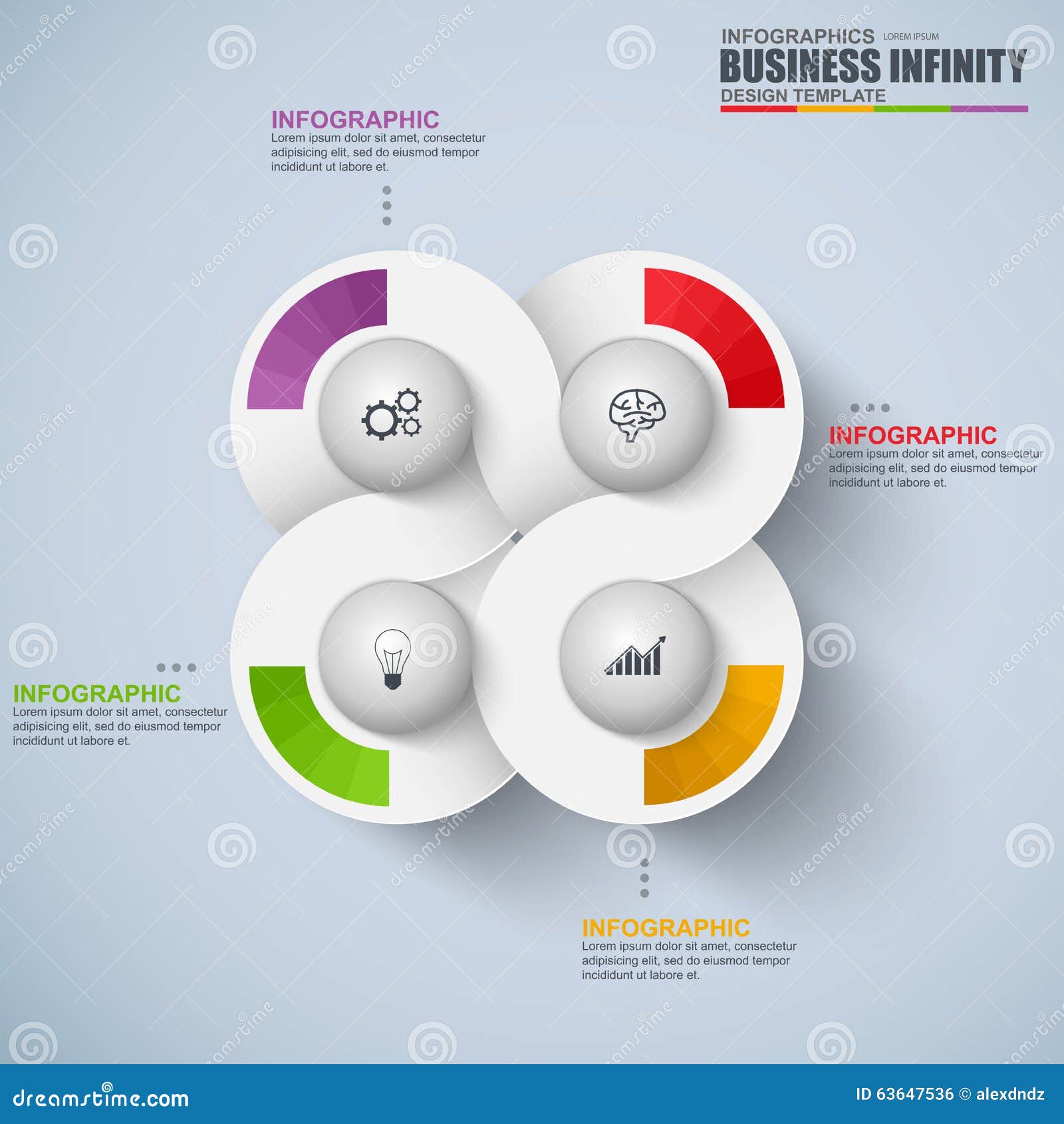 Infographic Vector Design Template Stock Vector - Illustration of ...