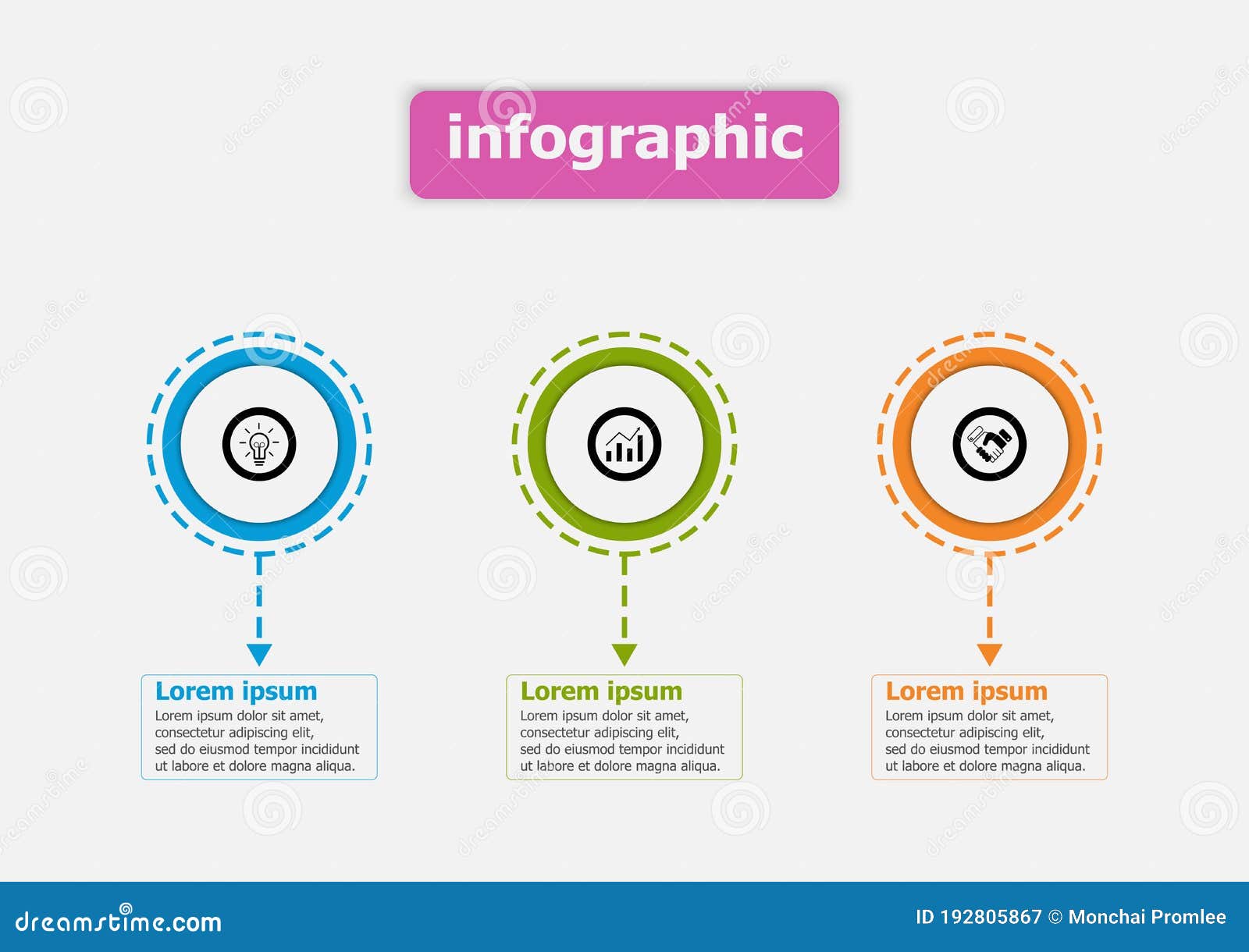 The Infographic Vector Design Template for Illustration. Planning ...