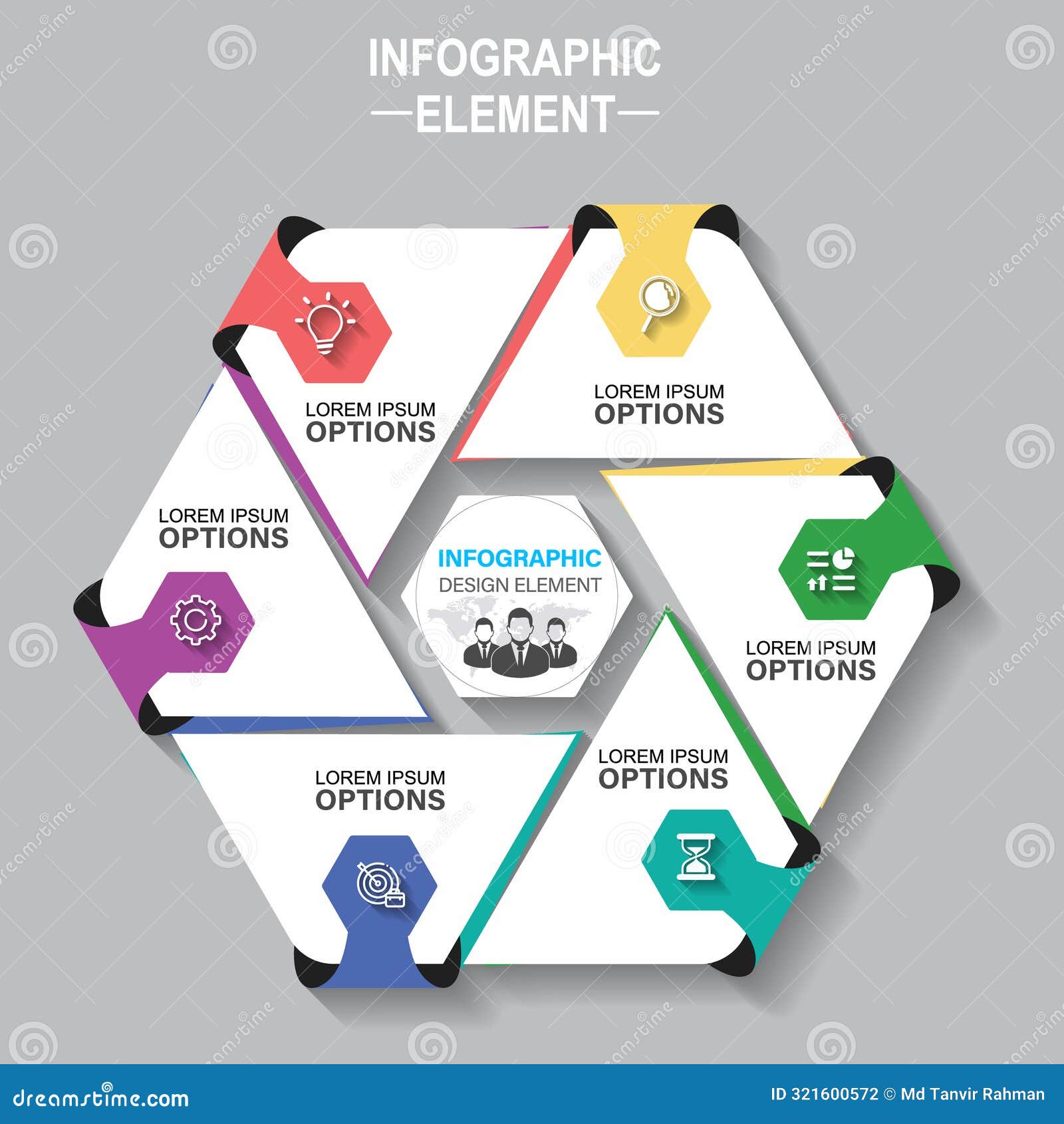 Infographic Vector Elements for Business Illustration in Modern Style ...