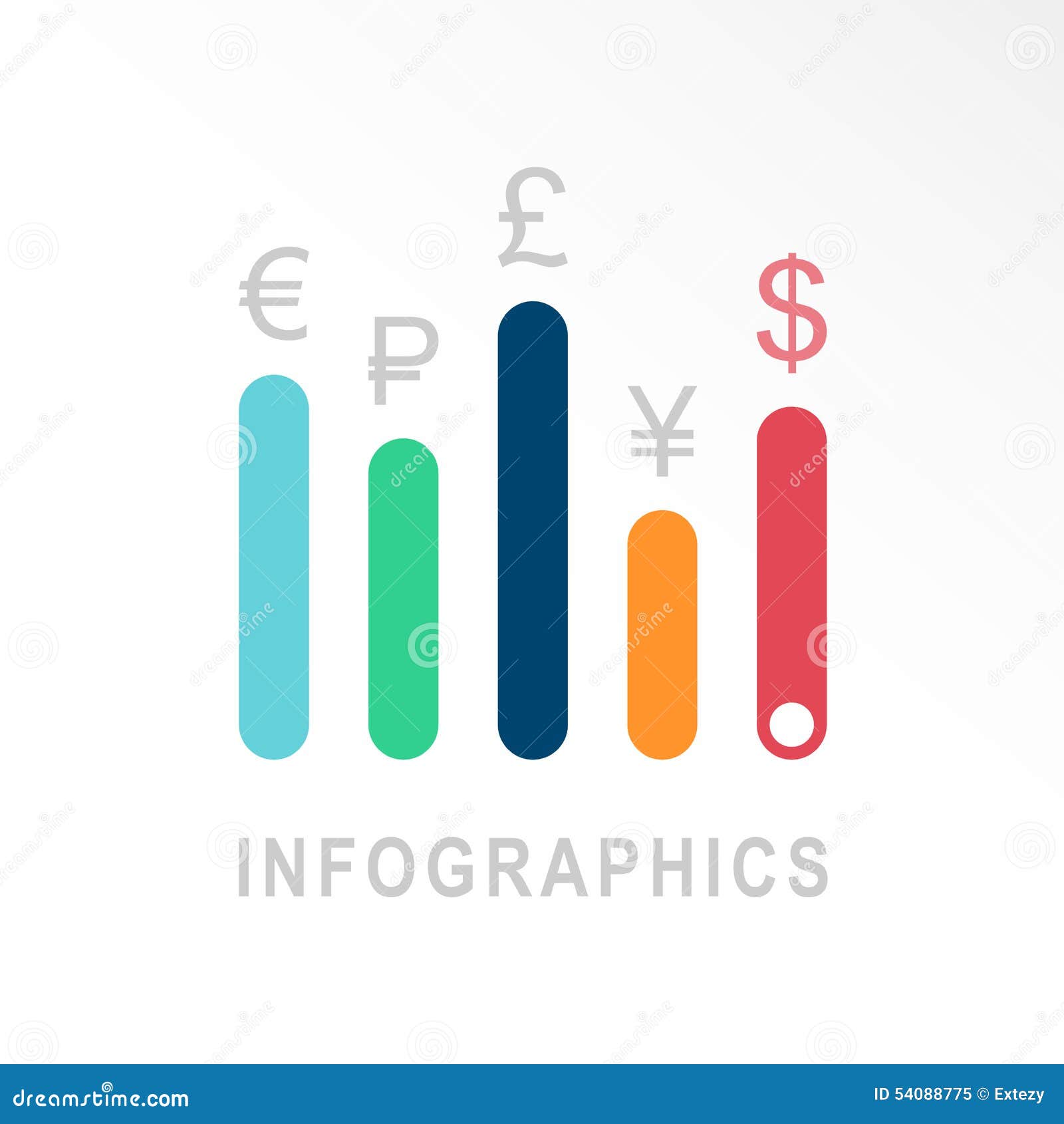 Infographic Vector Icon. Business Emblem Template Stock Vector ...