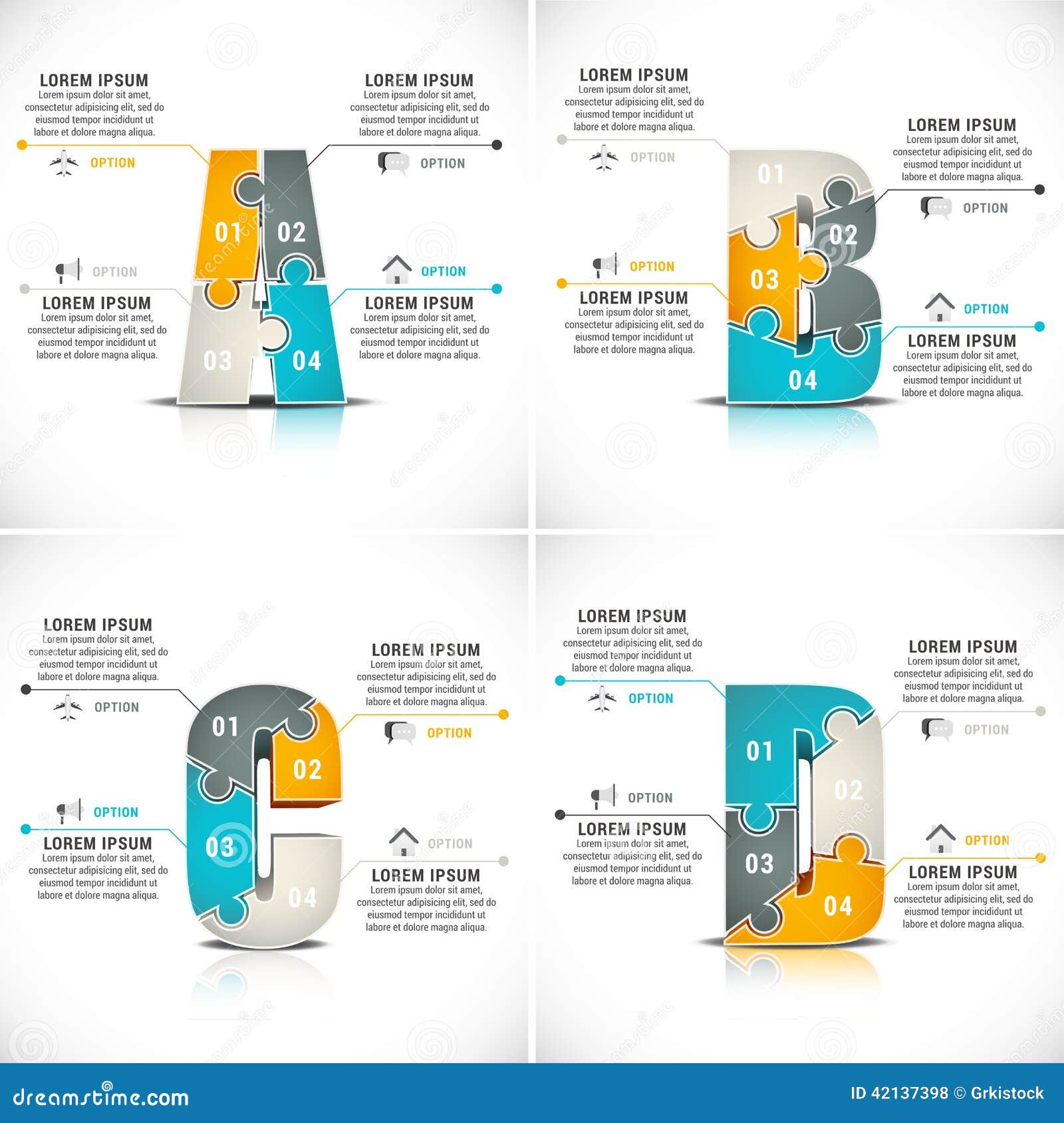 Infographic stock vector. Illustration of process, colorful - 42137398