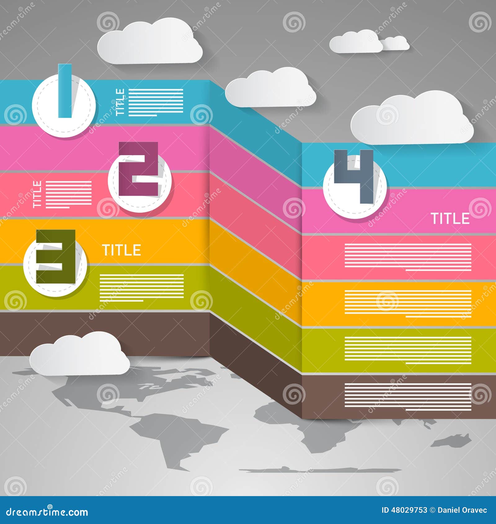 Infographic Vector Weather Layout Stock Vector - Illustration of travel ...
