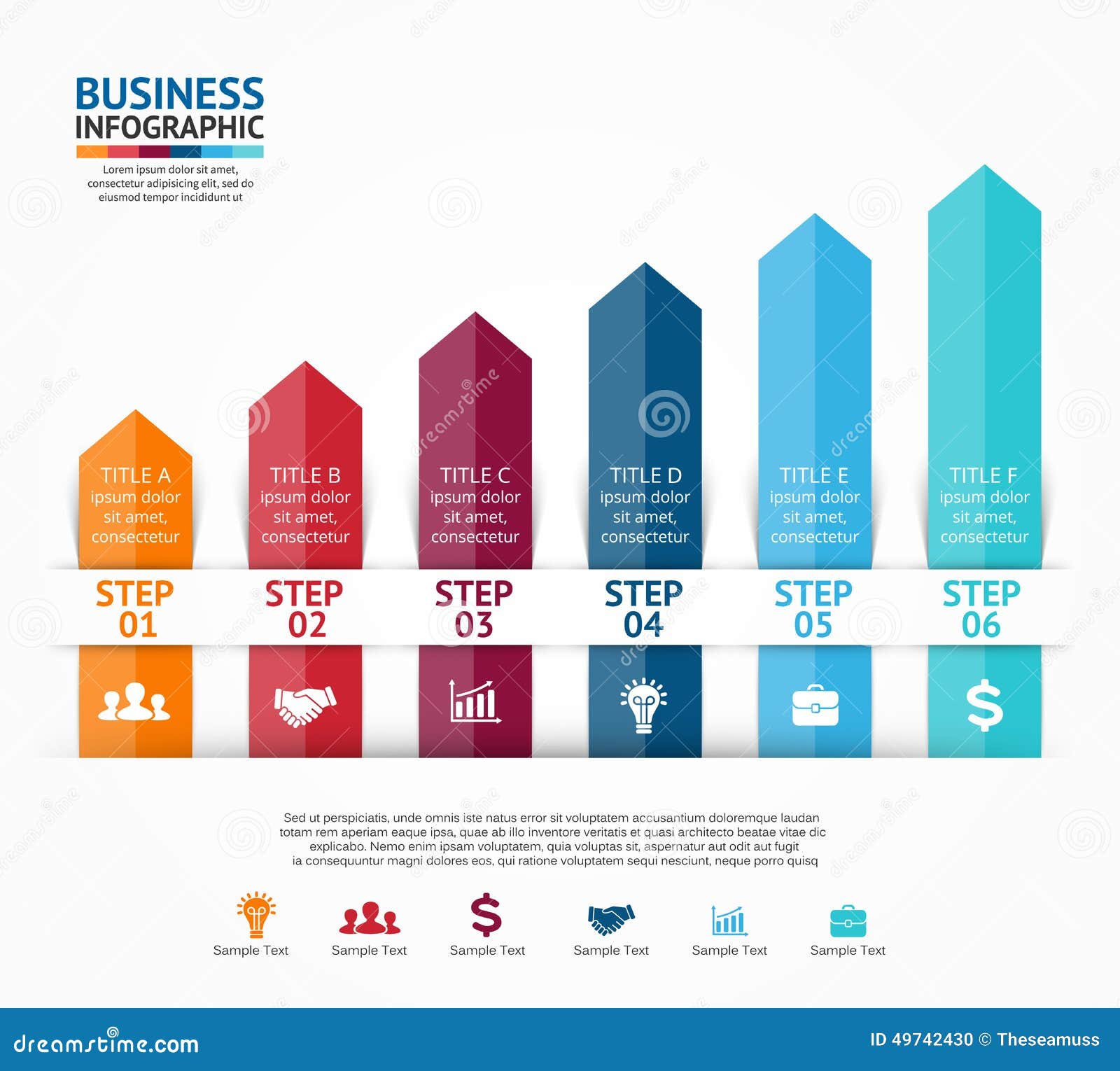 Infographic Vektorpilar, Diagram, Graf Vektor Illustrationer ...