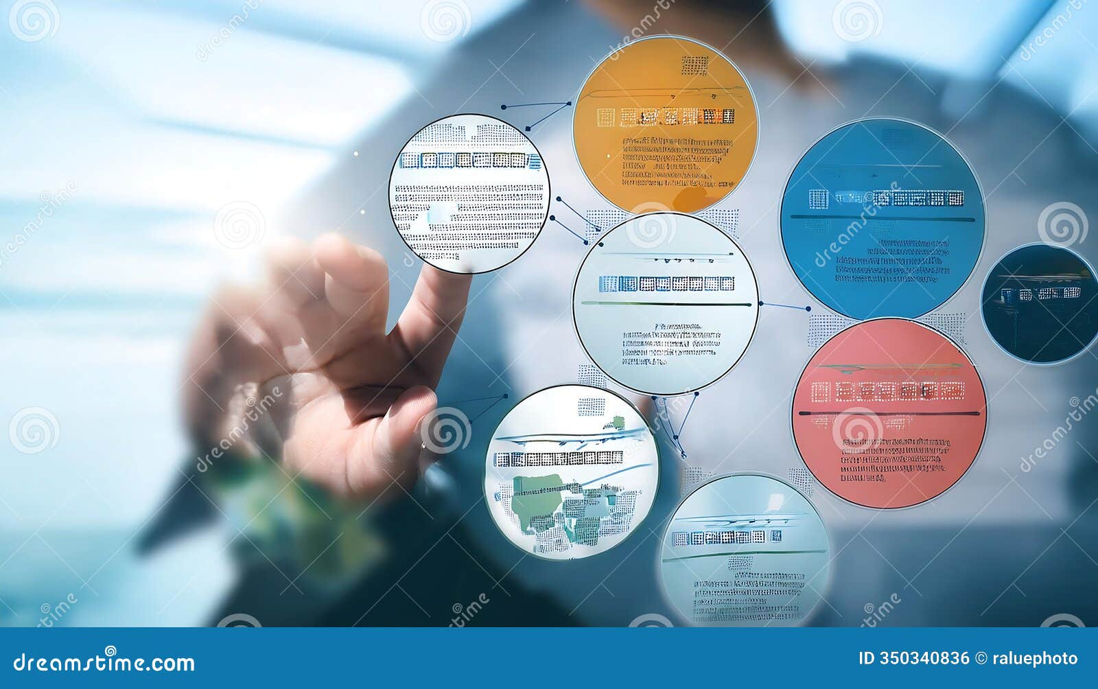 Infographic For Core Values Visualization Template With Colorful Pie ...