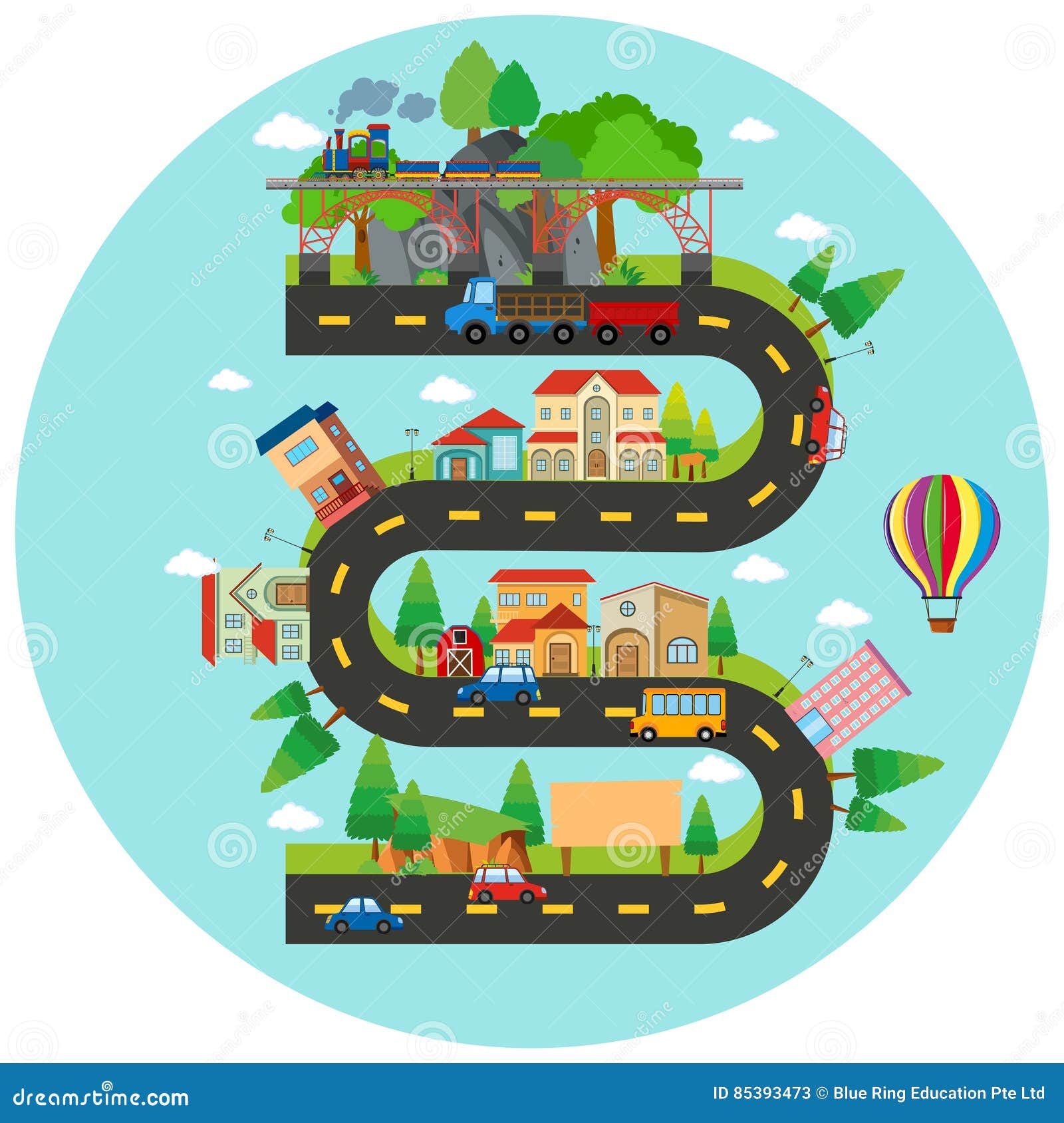 Clipart Winding Road