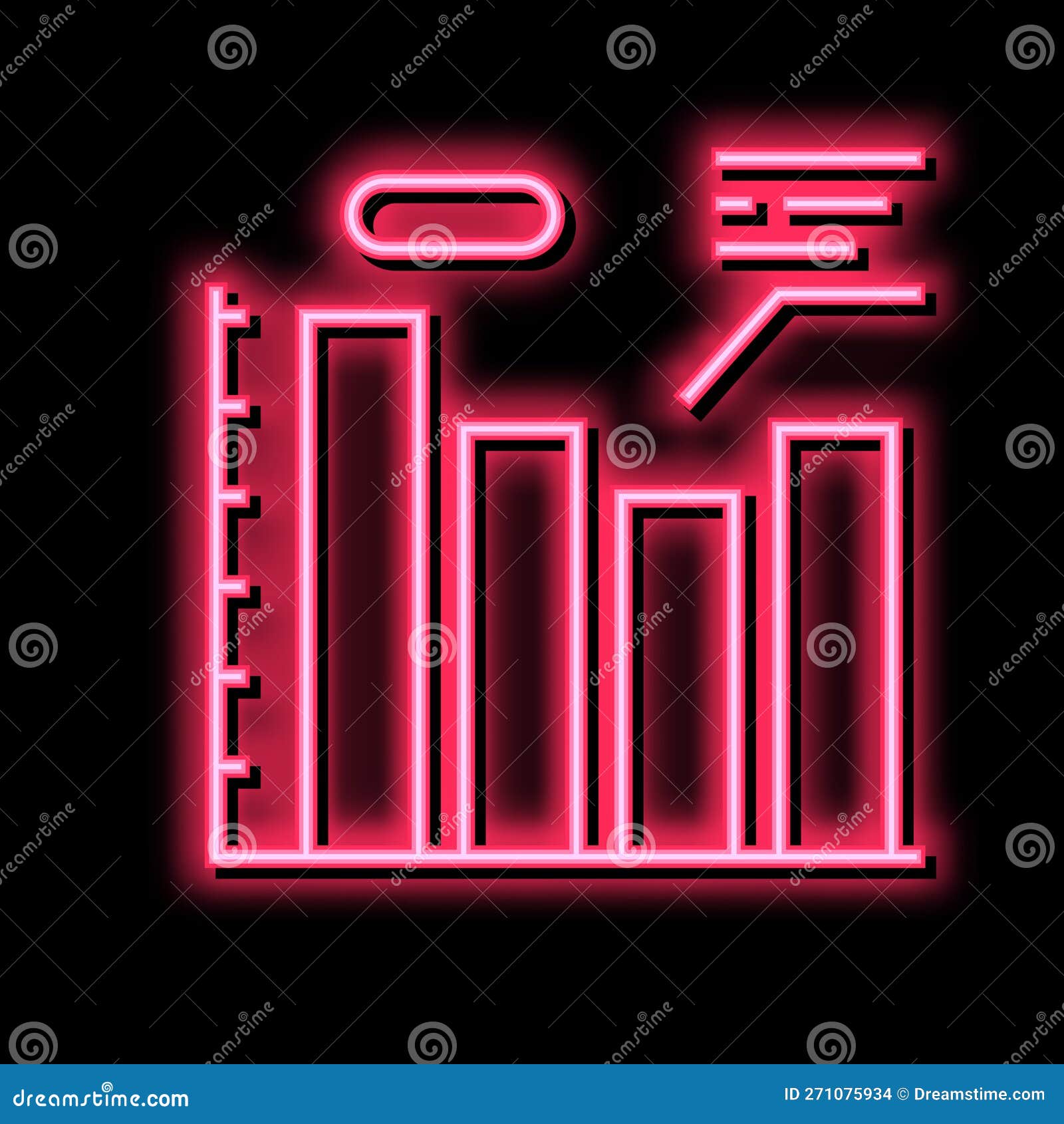 Infographic Work Process Color Icon Vector Illustration Stock Vector ...