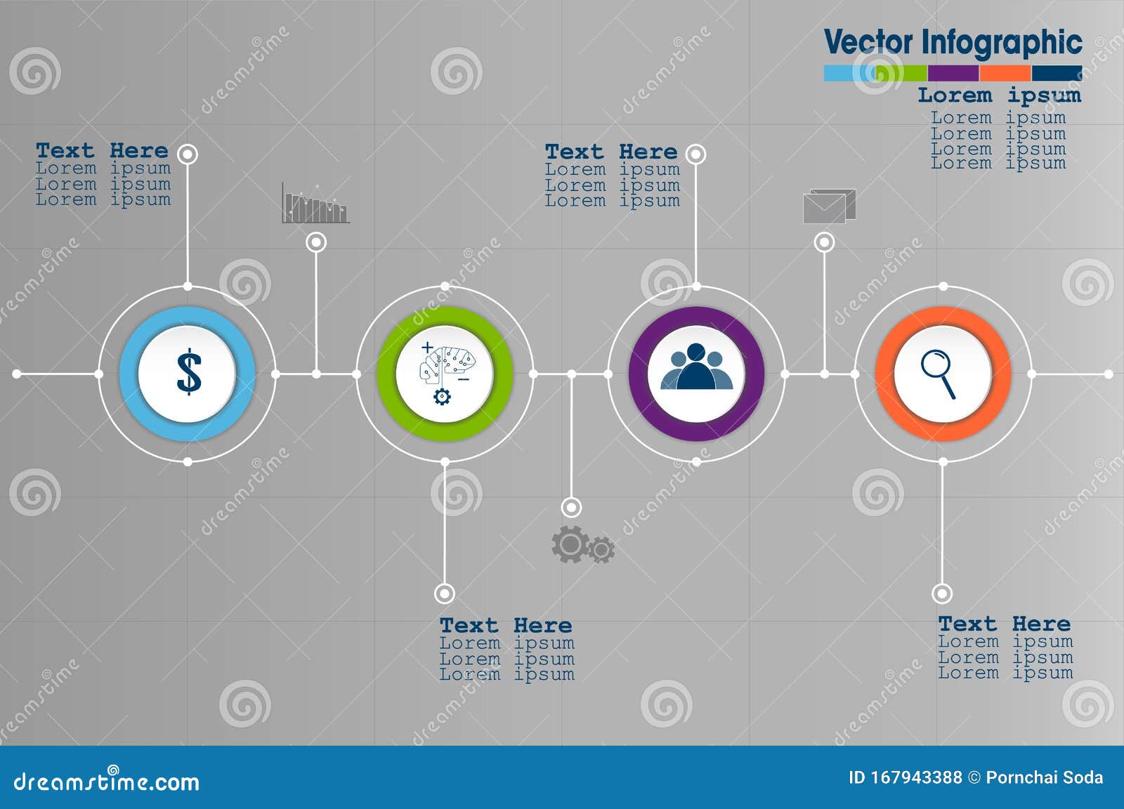 Infographic Workflow Diagrams Timeline Steps Chart Table Text Box ...