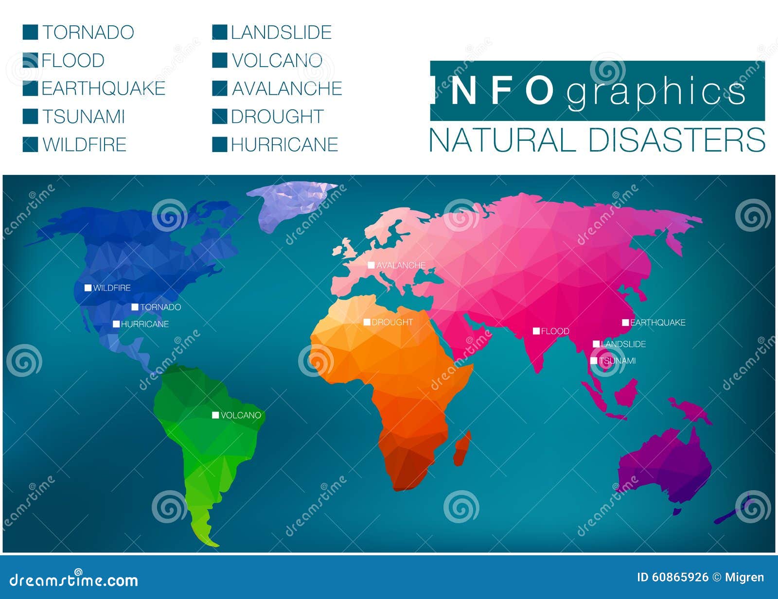 Infographic world. stock vector. Illustration of infographic - 60865926