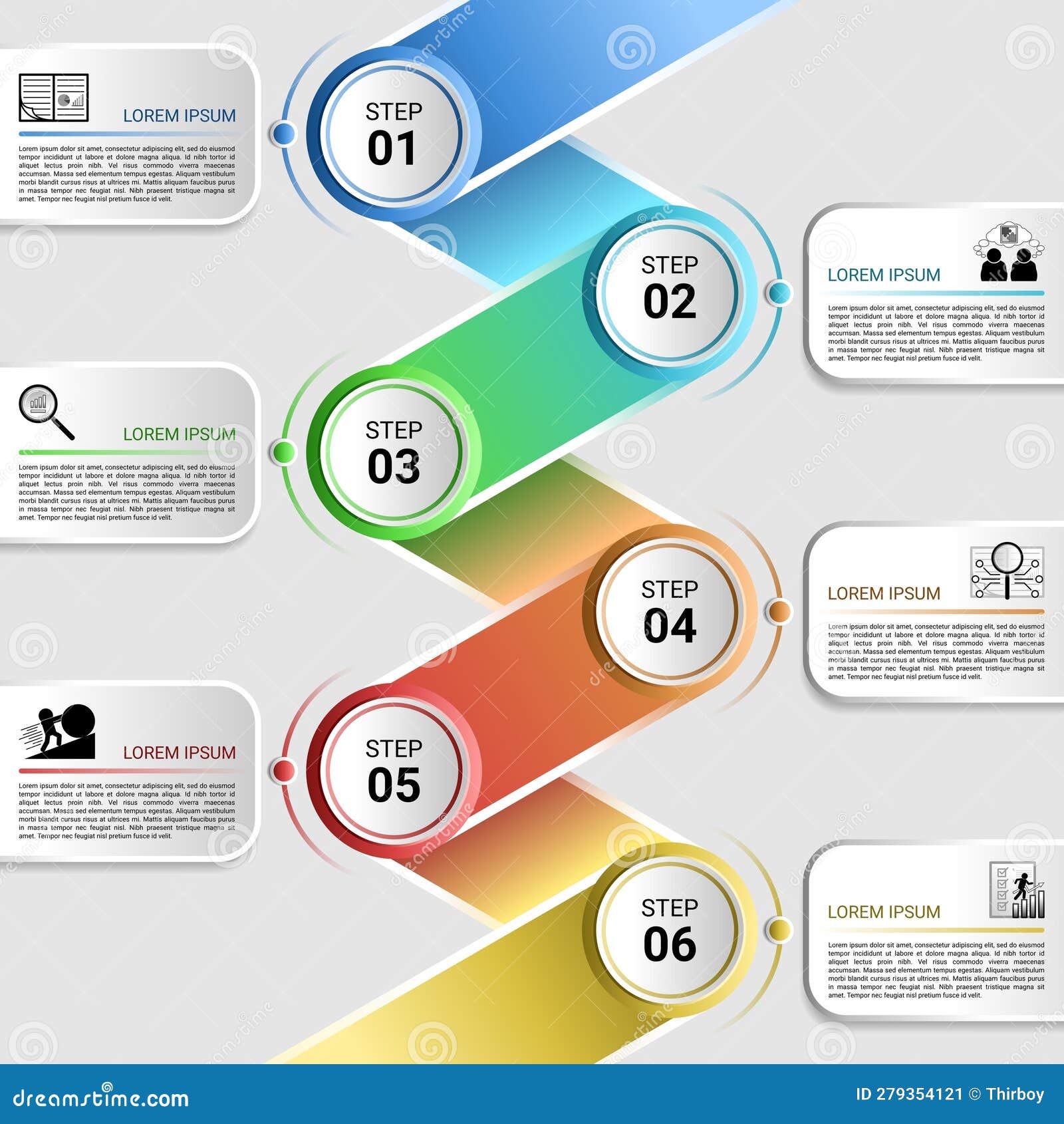 Pipe Timeline Infographics Template. Vector Illustration ...