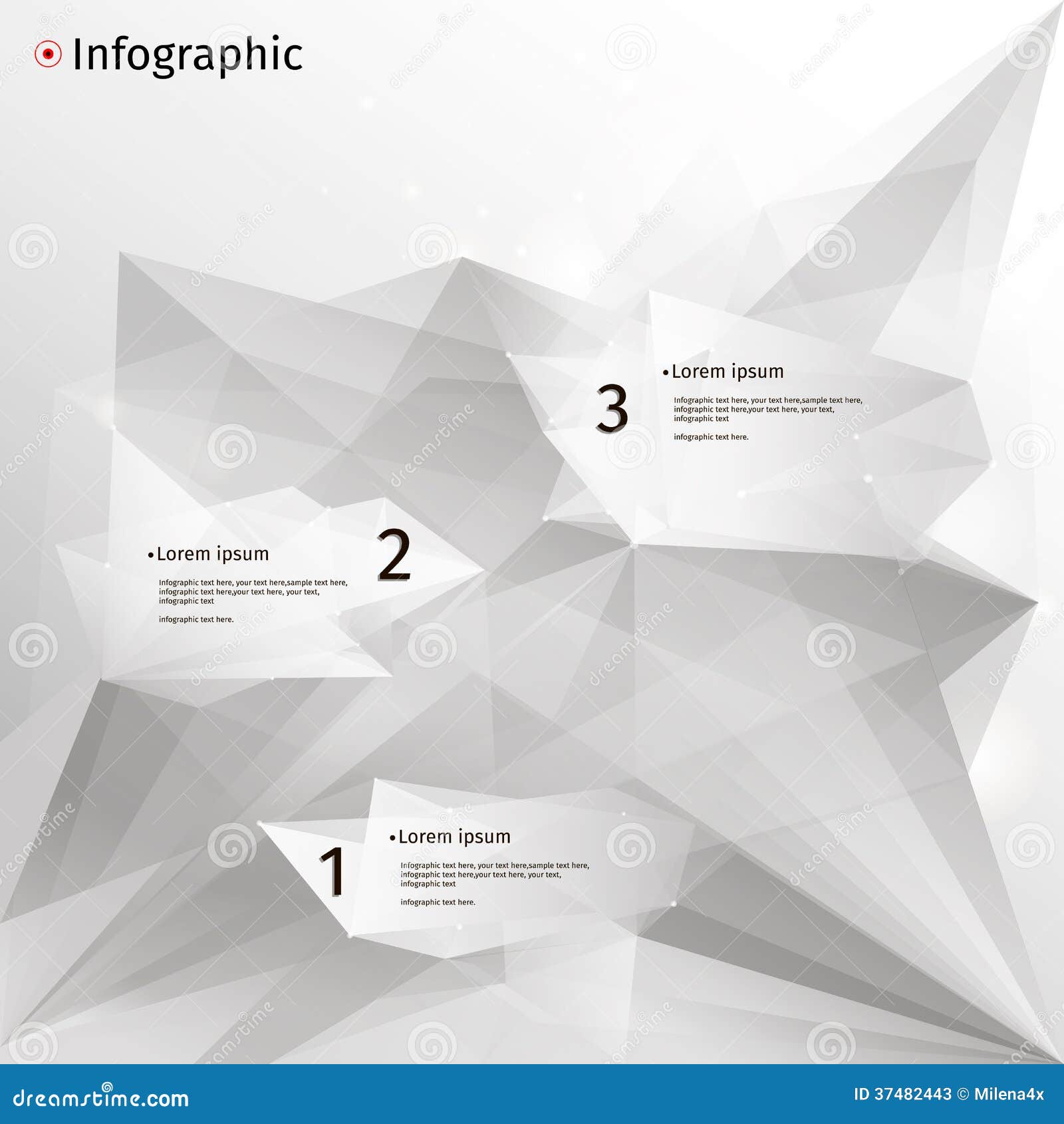 Infographics with Abstract Background Stock Vector - Illustration of ...