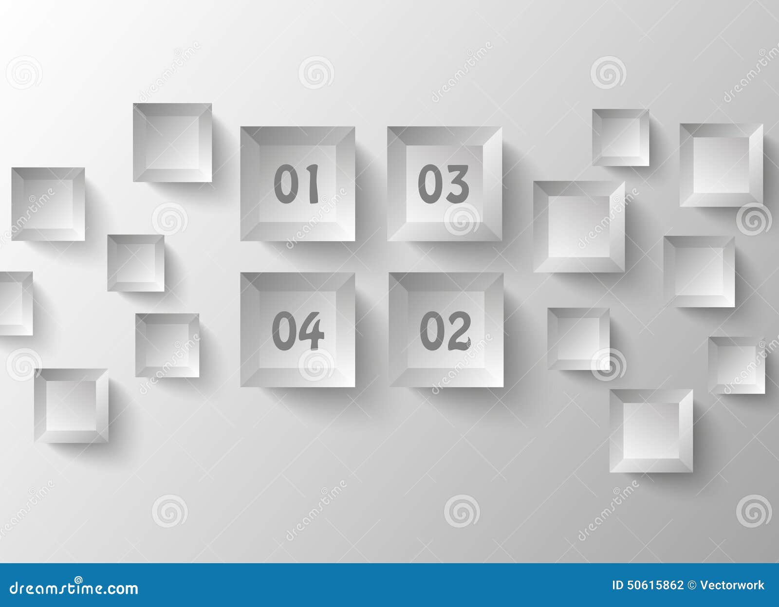 Infographics Abstract, Geometric Squares Data Stock Illustration ...