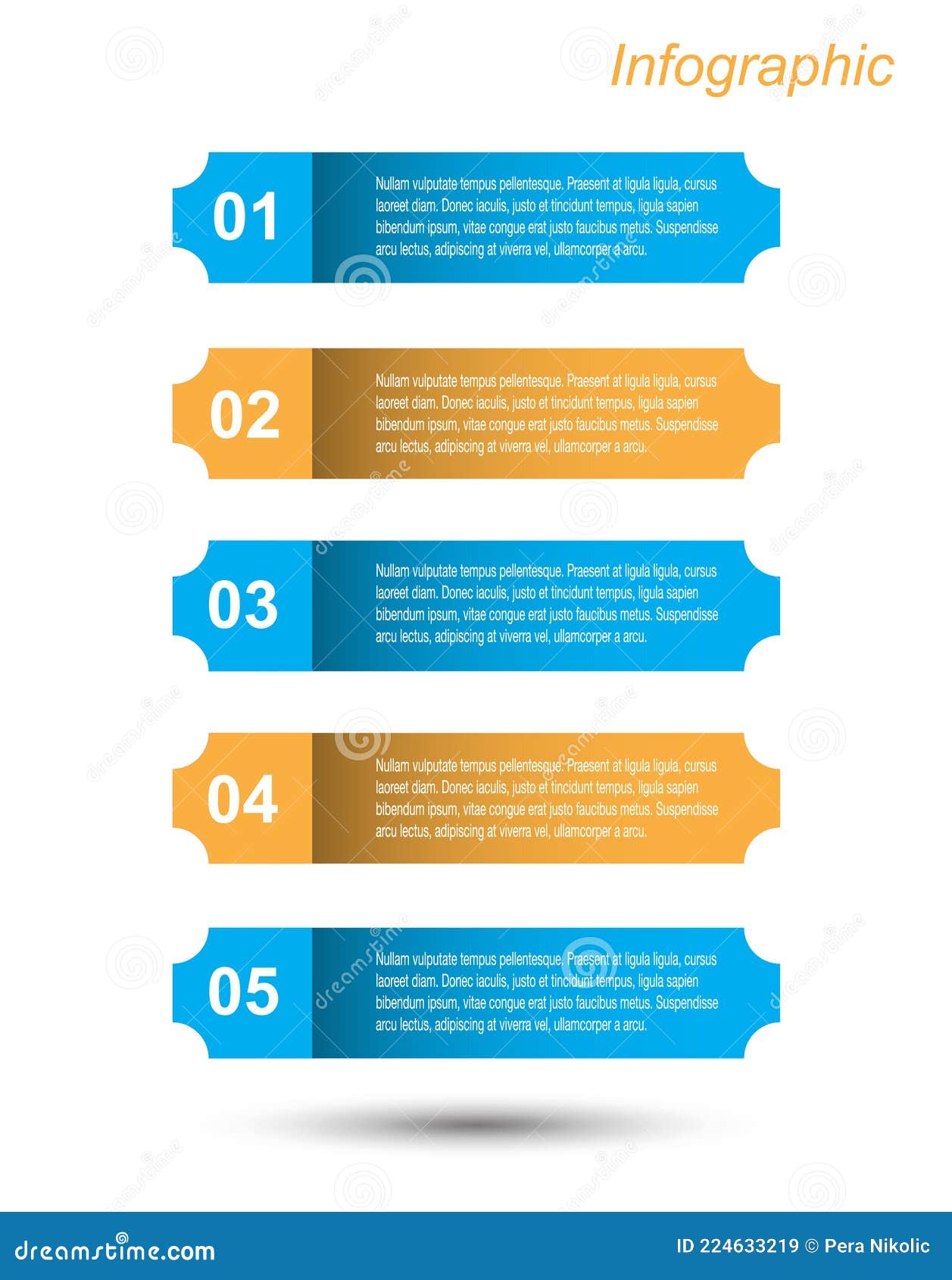 Infographics Banners for Web Layout. Stock Vector - Illustration of ...